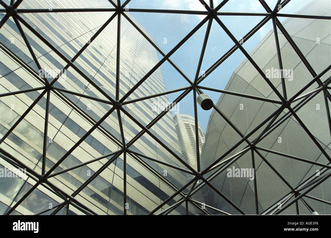 View through glass roof Stock Photo - Alamy