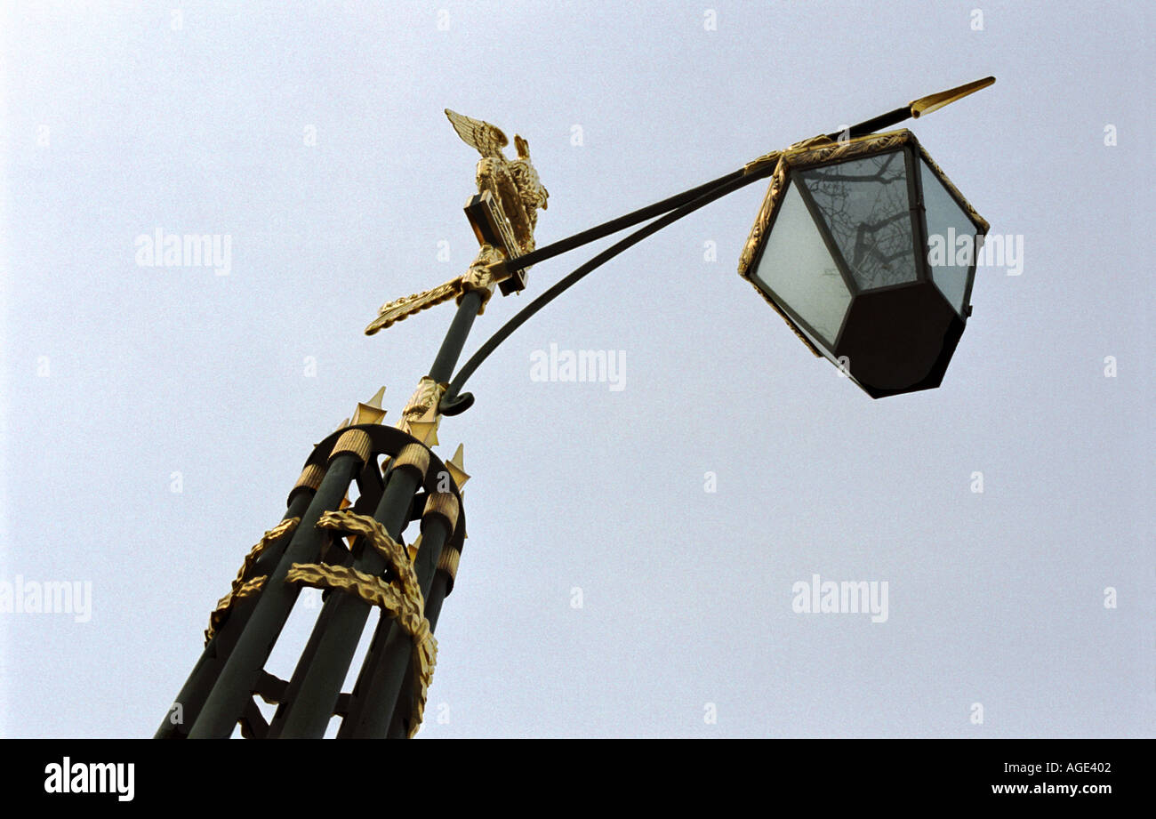 Old style lamp post Sankt Petersburg Russia Stock Photo - Alamy