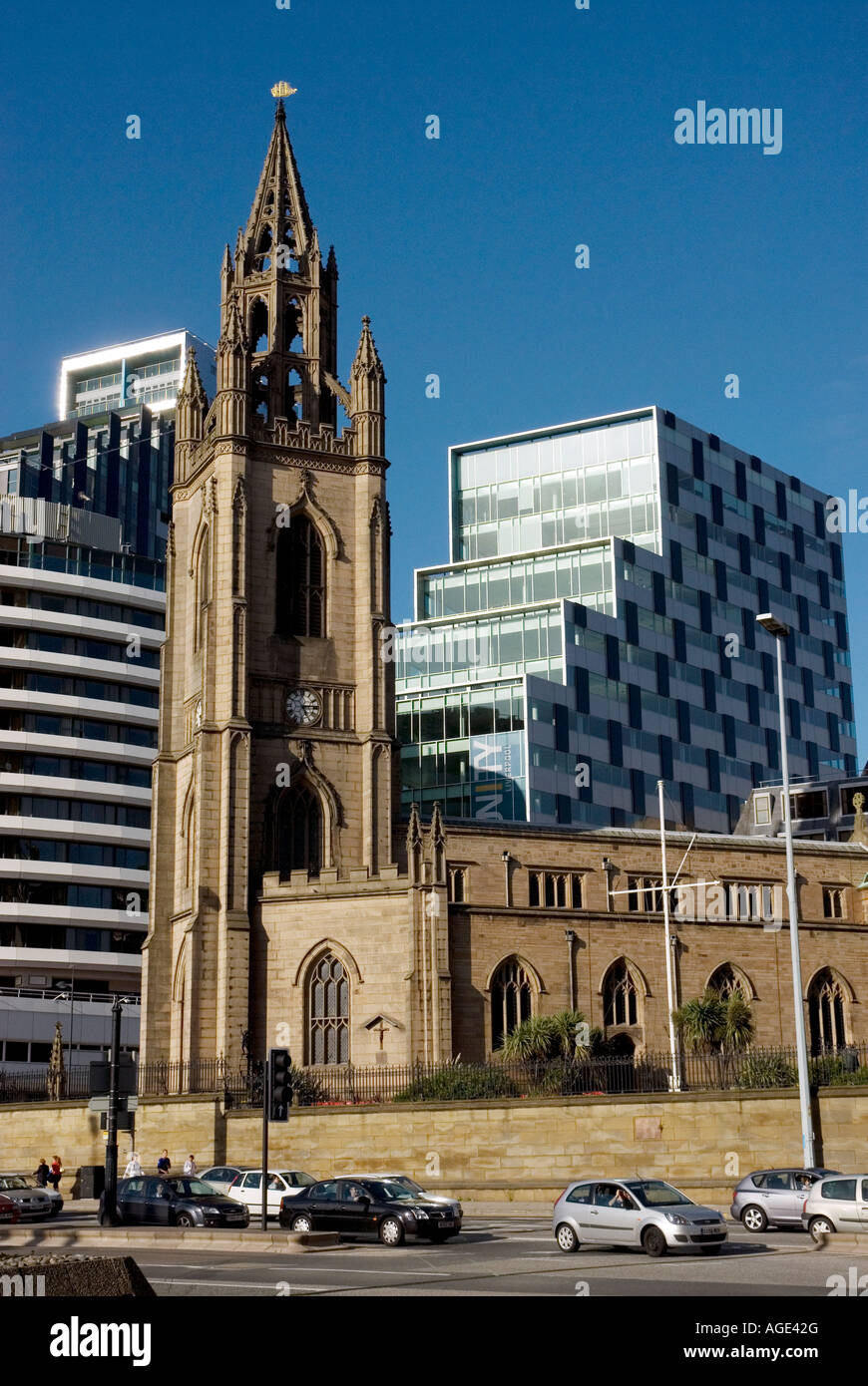 Old and new buildings, church hi-res stock photography and images - Alamy
