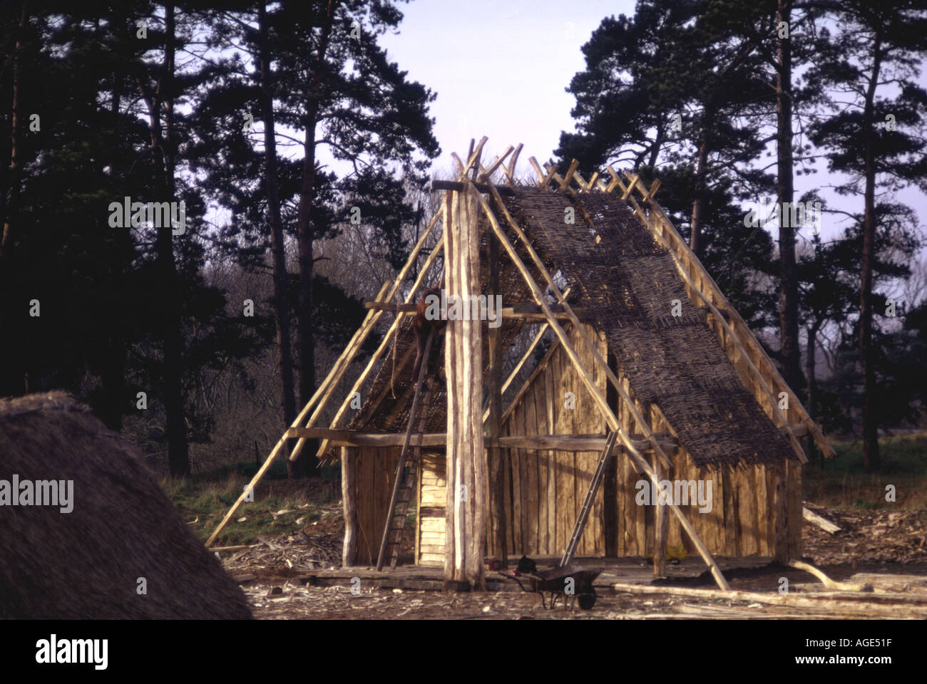 Reconstruction of an anglo saxon hi-res stock photography and images ...