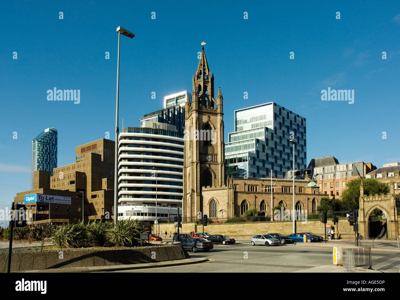 Old and new buildings, church hi-res stock photography and images - Alamy