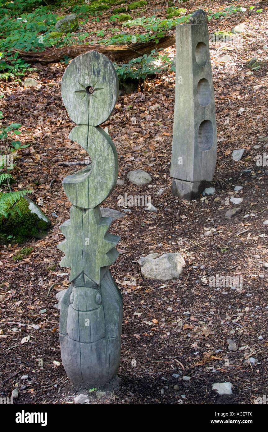 A sculpture in Grizedale forest park Cumbria England Stock Photo - Alamy