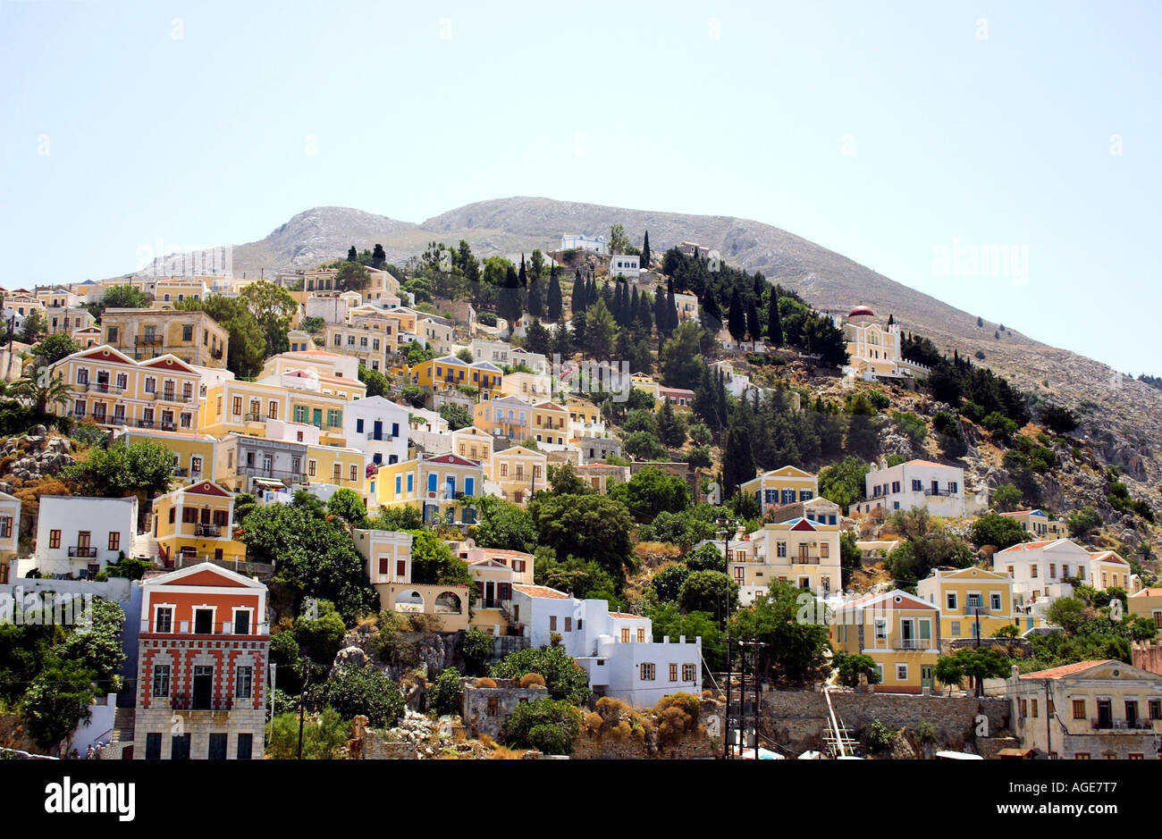 Greek Island of Symi Greece Stock Photo - Alamy