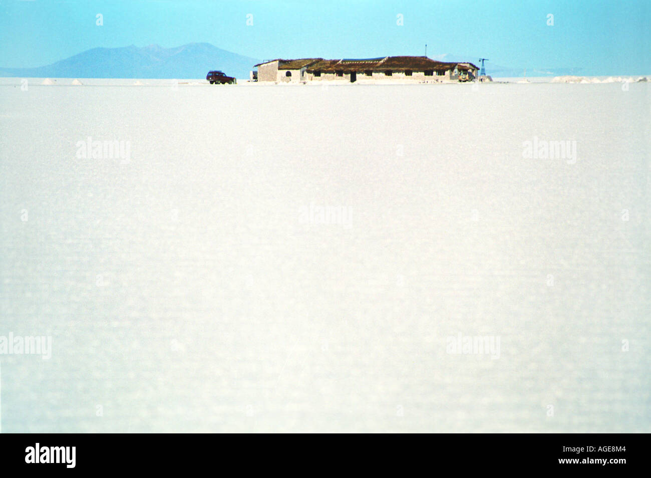 The Salt Hotel on the Salar de Uyuni, Bolivia Stock Photo - Alamy