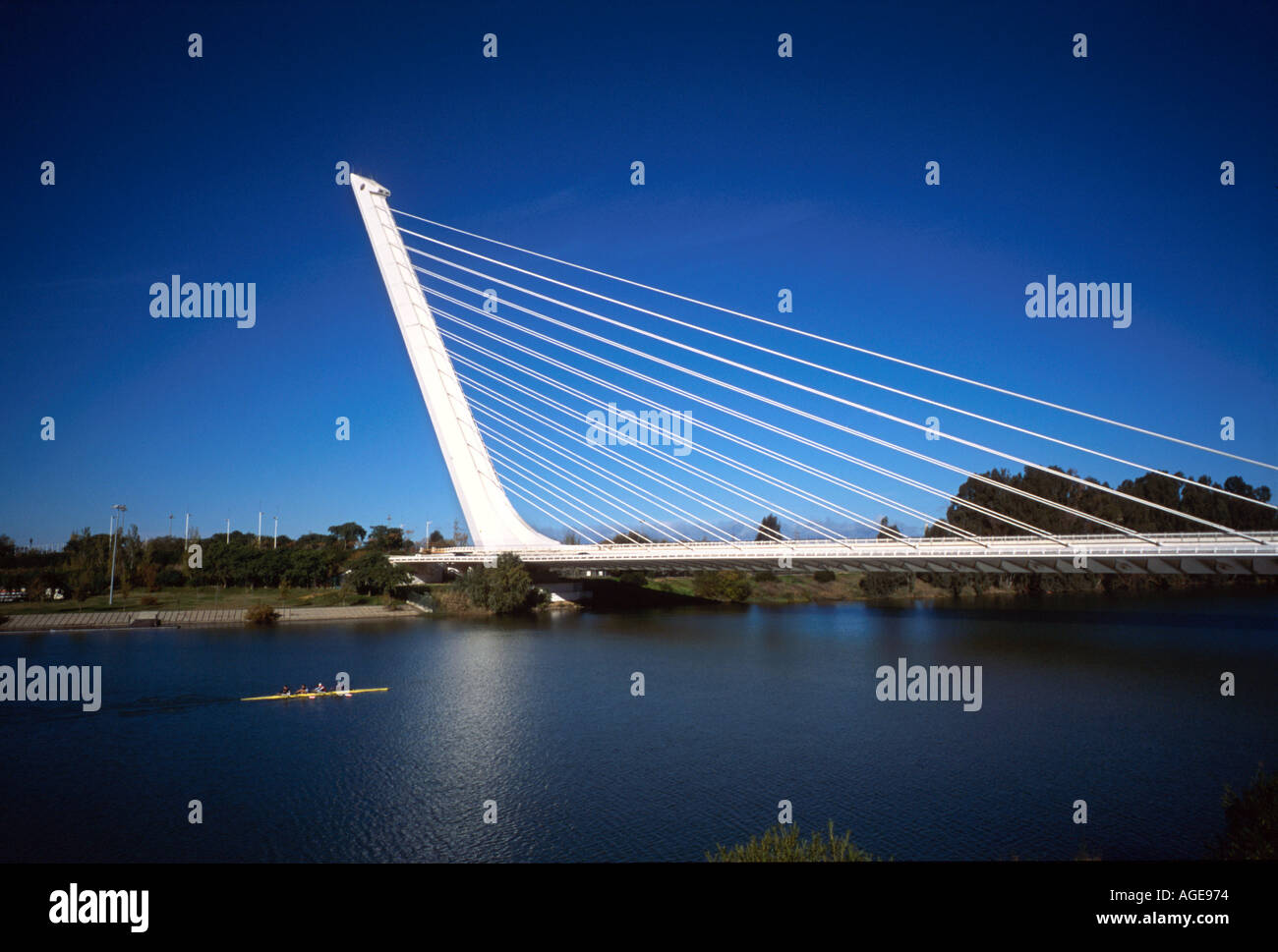 Alamillo bridge design hi-res stock photography and images - Alamy