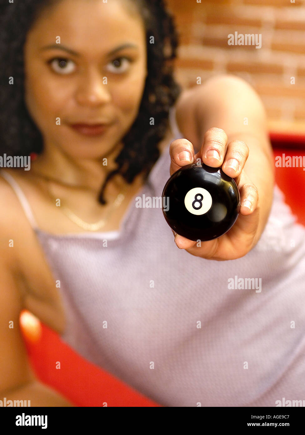 behind the eight ball Stock Photo - Alamy