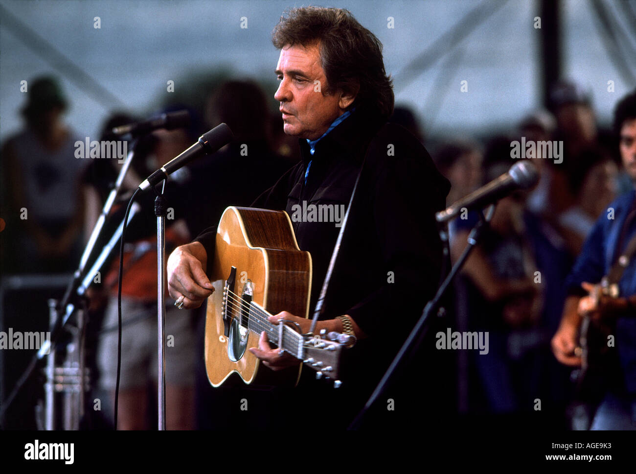 JOHNNY CASH US Country musician Stock Photo - Alamy