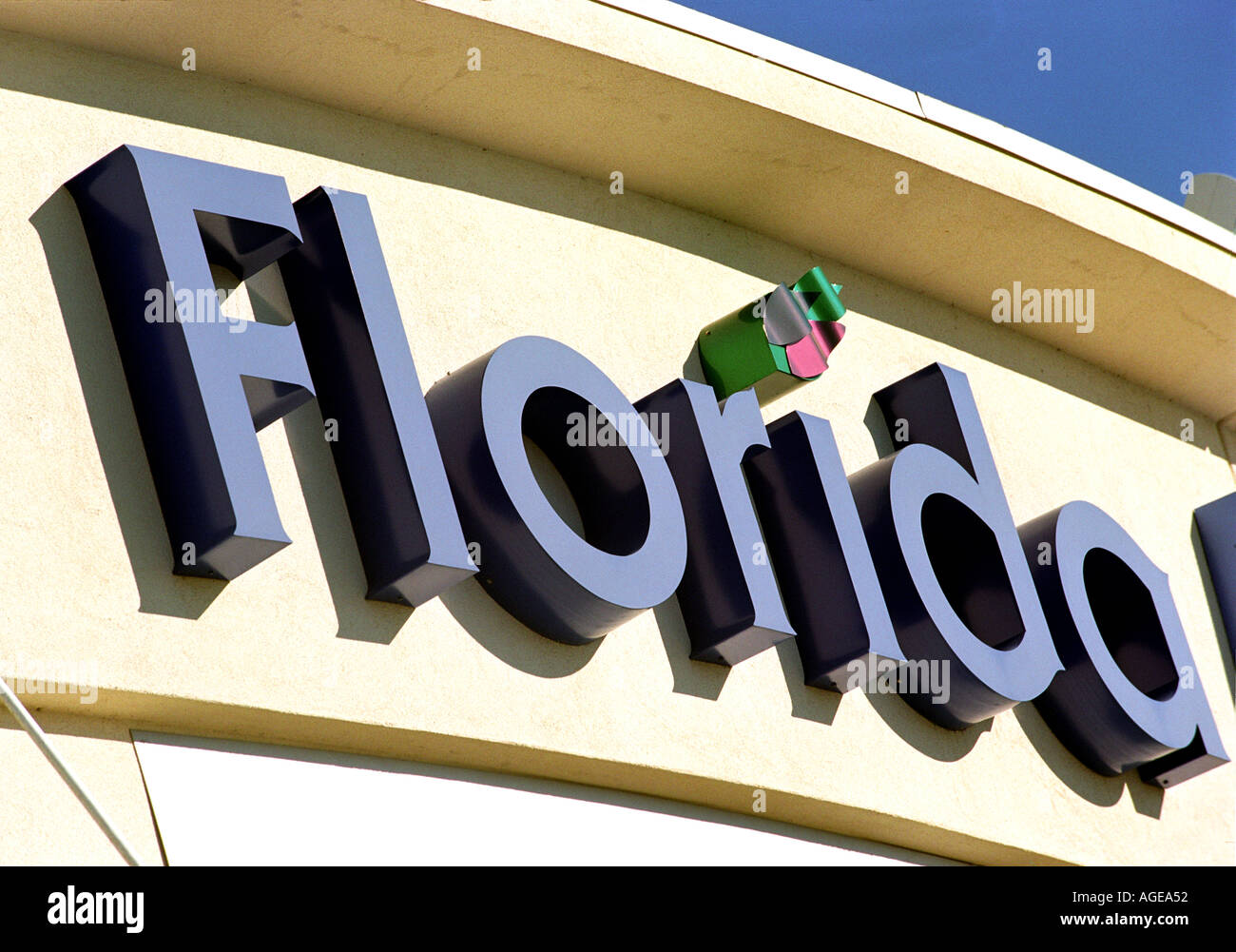 Florida sign at The Florida Mall in Florida USA Stock Photo - Alamy