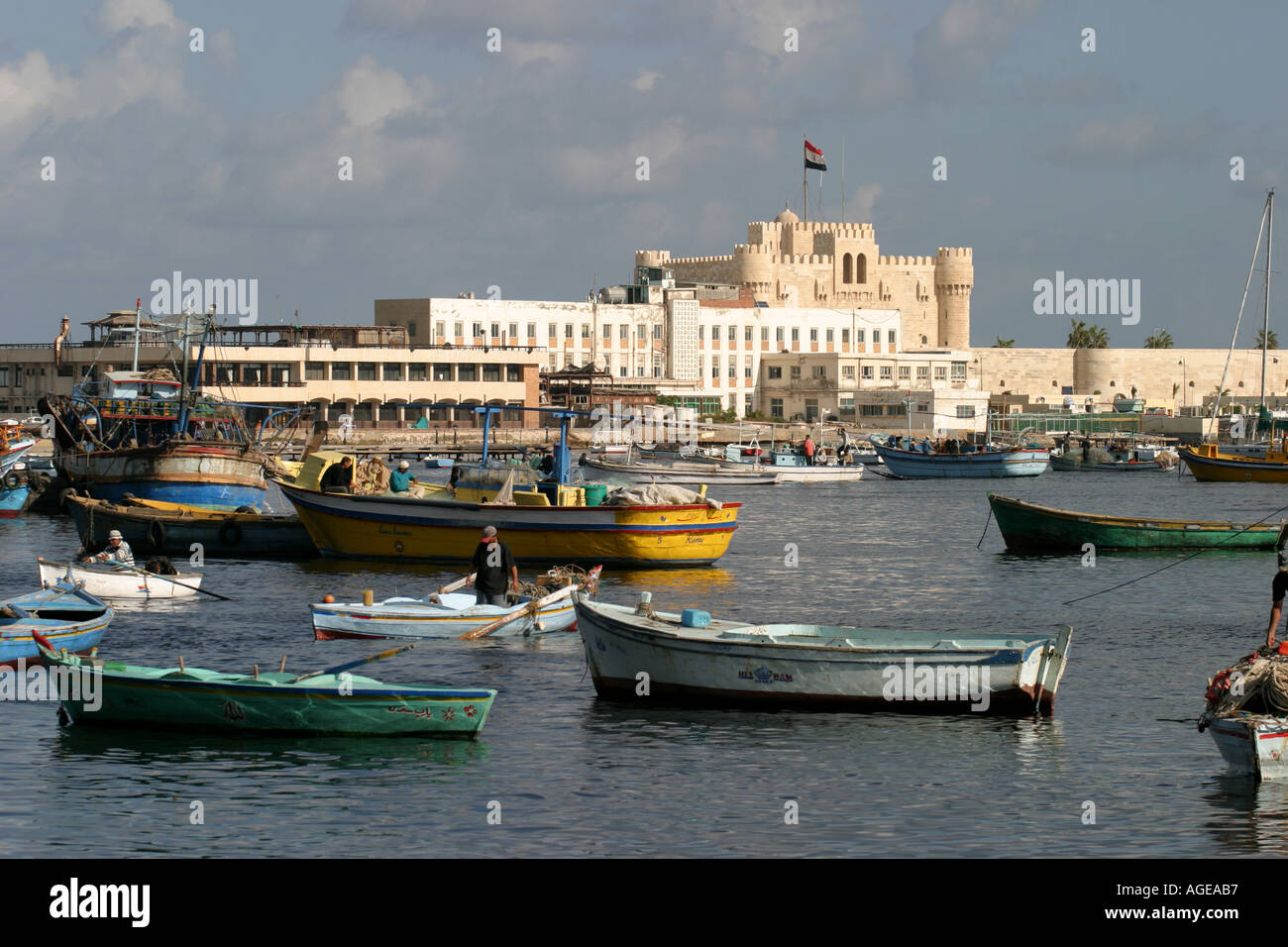 Alexandria port egypt hi-res stock photography and images - Alamy