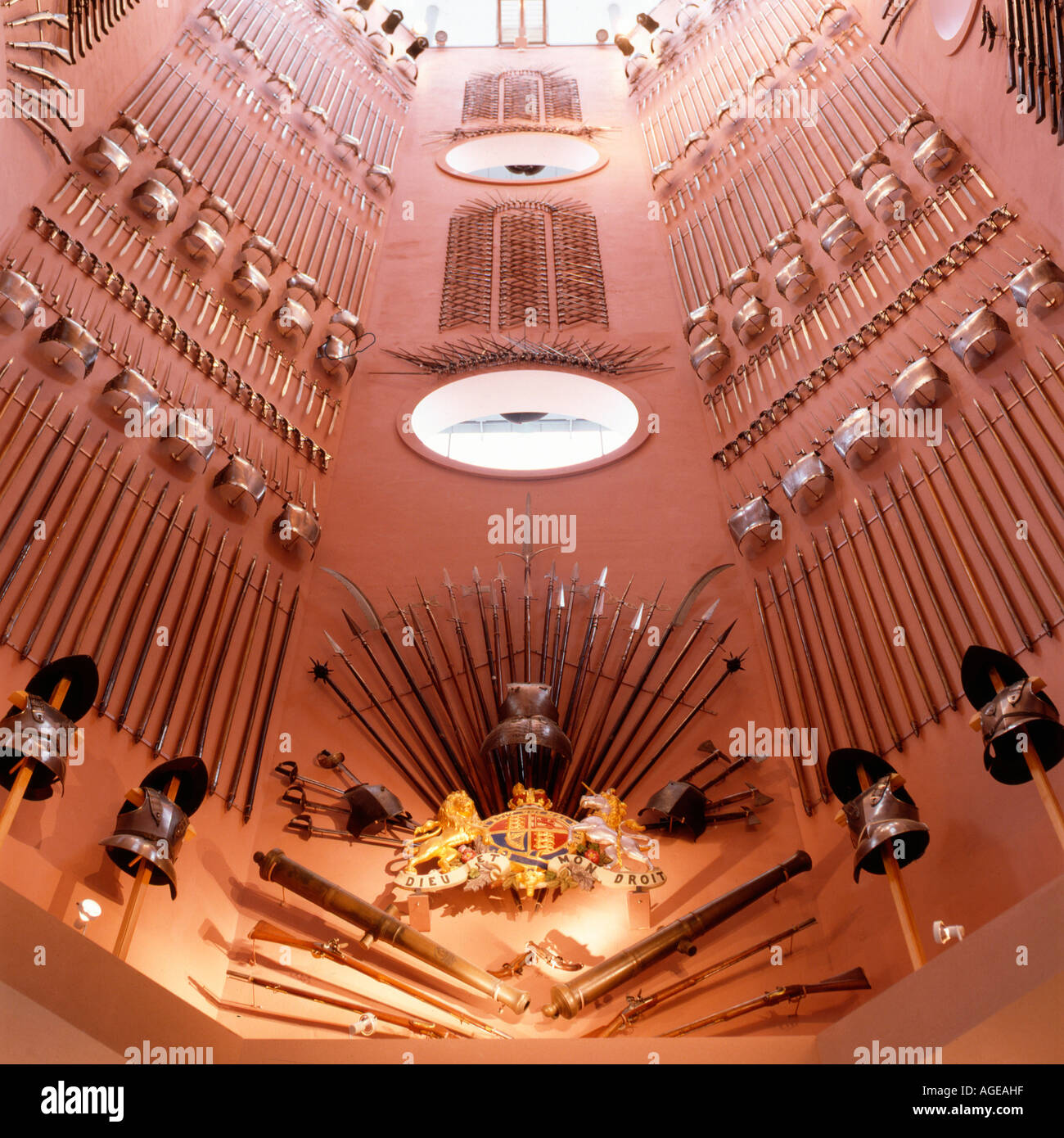 The "Hall of Steel" at The Armouries Museum, Leeds, West Yorkshire ...