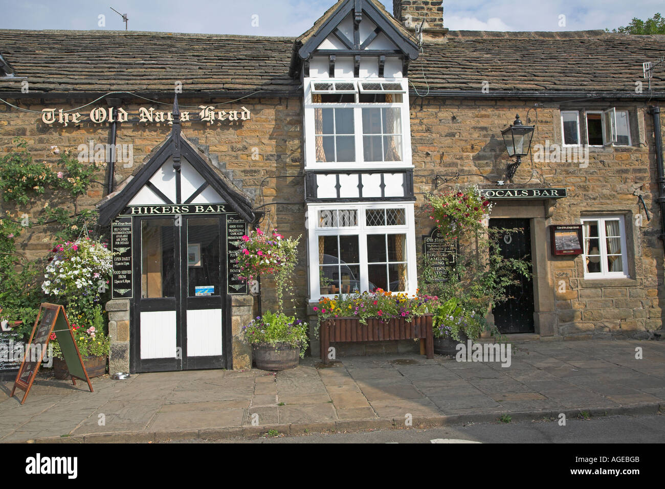 The Old Nag's Head public house Edale Village peak district national ...