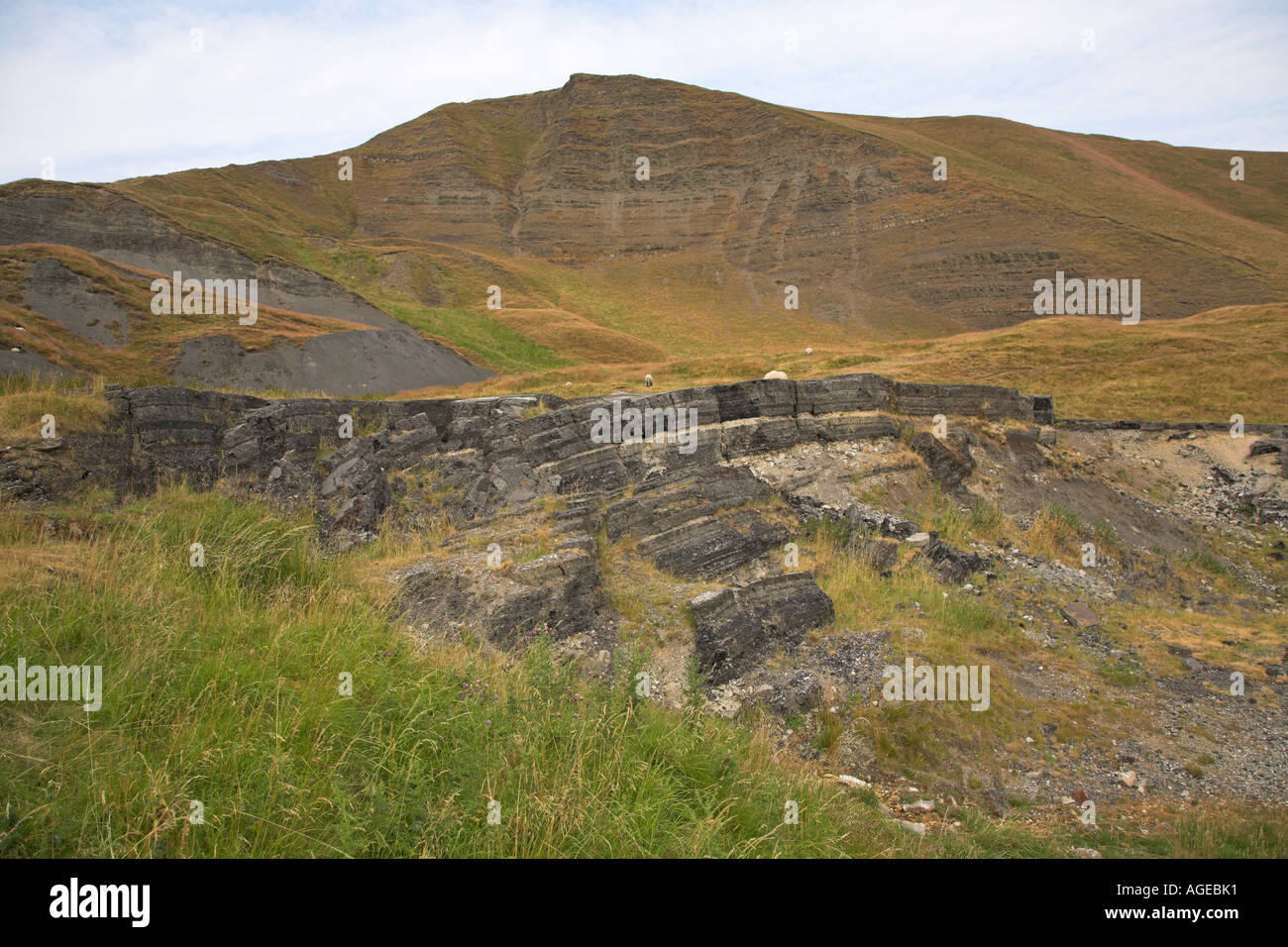 Mam Tor Peak District national park Derbyshire England Stock Photo - Alamy