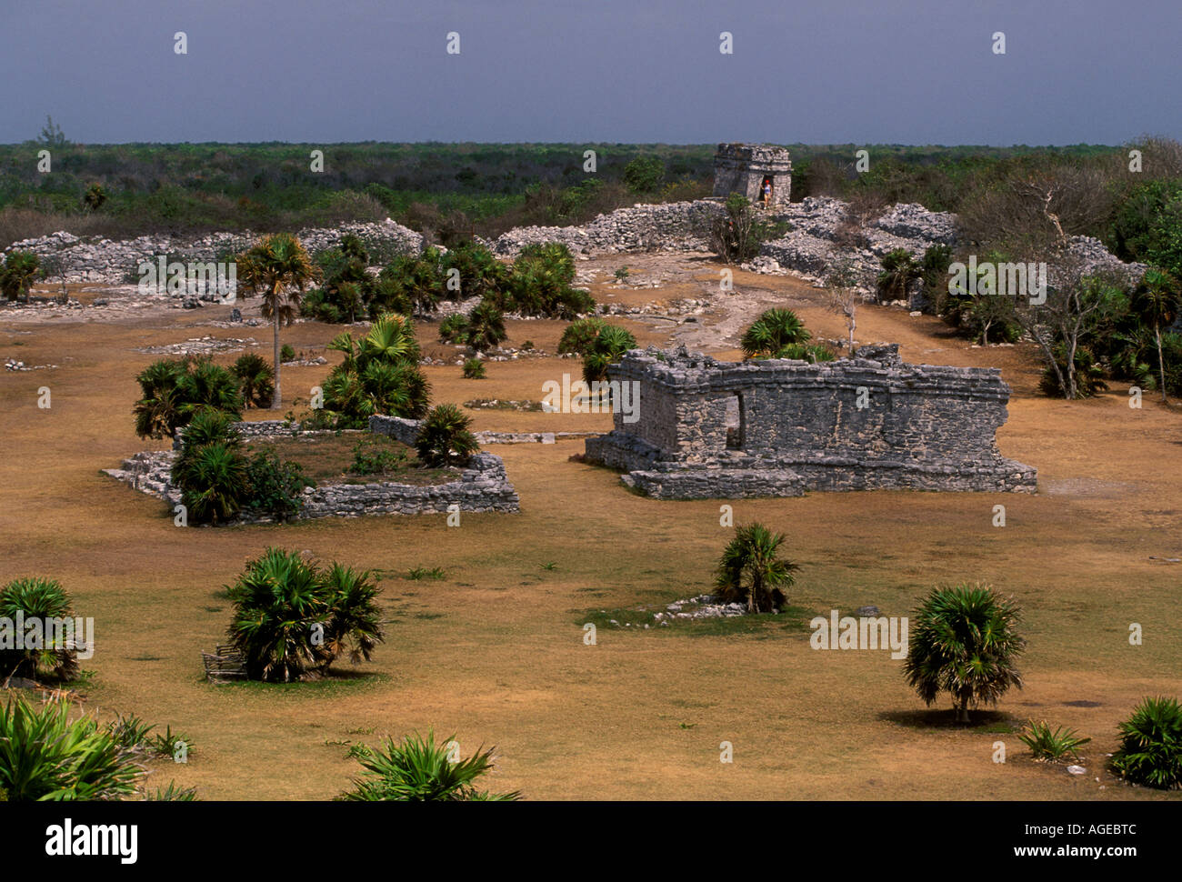 ruins, Tulum Archaeological Site, Quintana Roo State, Yucatan Peninsula ...