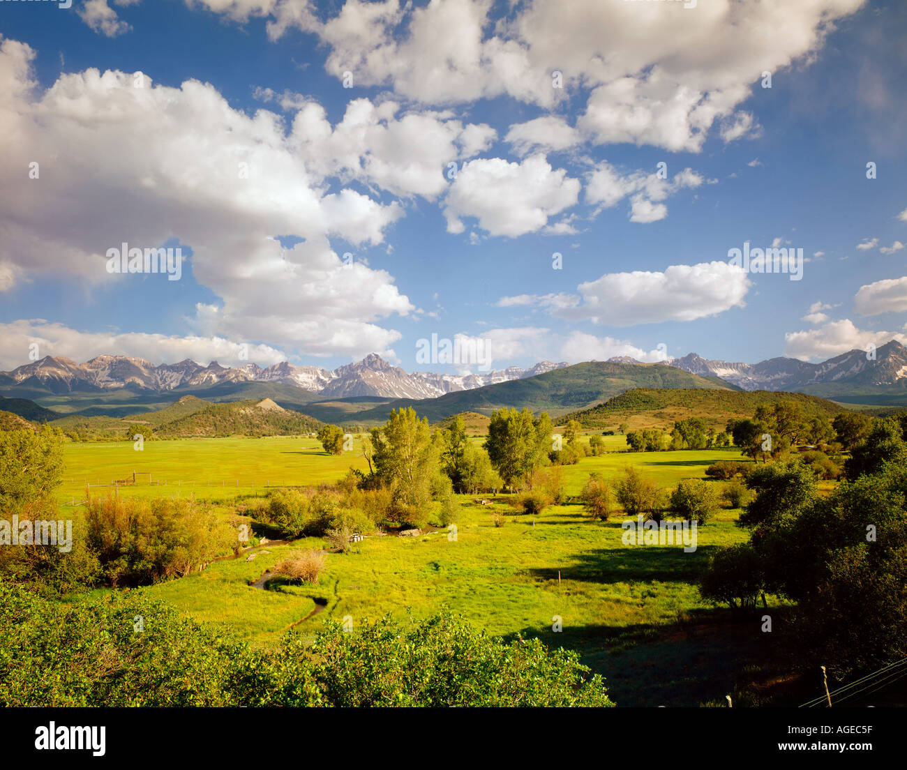 San Juan Mountains near Ouray Colorado USA Stock Photo - Alamy