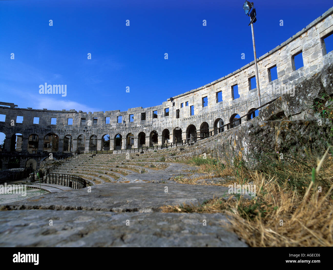 Croatia, Istria, Pula, Pula Arena, Roman Amphitheatre Stock Photo - Alamy