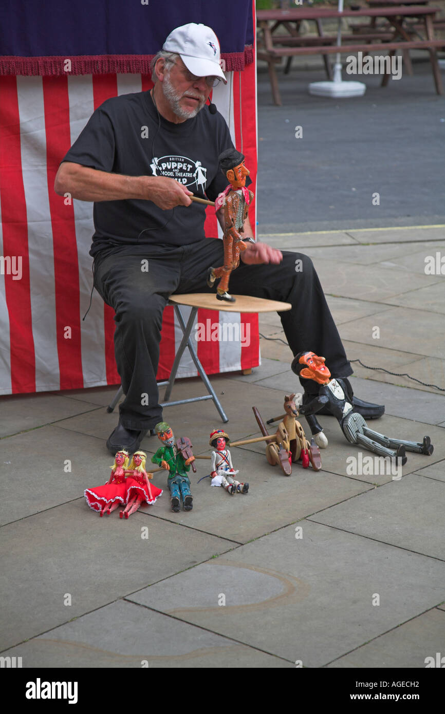 Puppet show Buxton Derbyshire England Stock Photo - Alamy