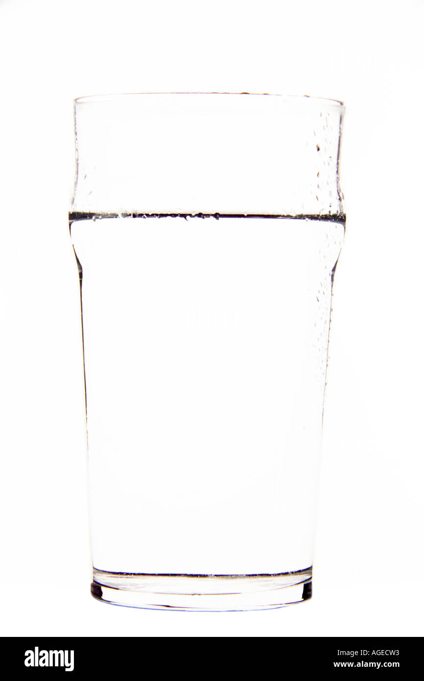 Water in a glass Stock Photo - Alamy