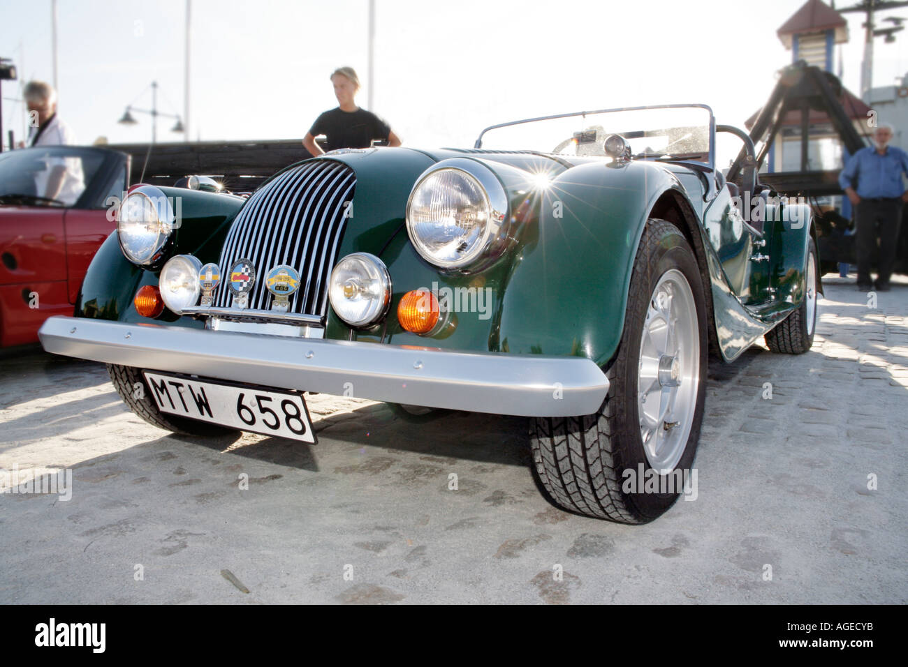 Front view of MORGAN 8 from 1985 with 115kW engine Swedish licence ...