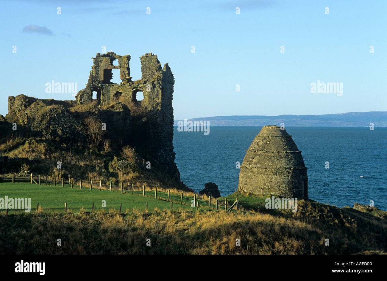 Dunure Castle Ayrshire Stock Photo - Alamy