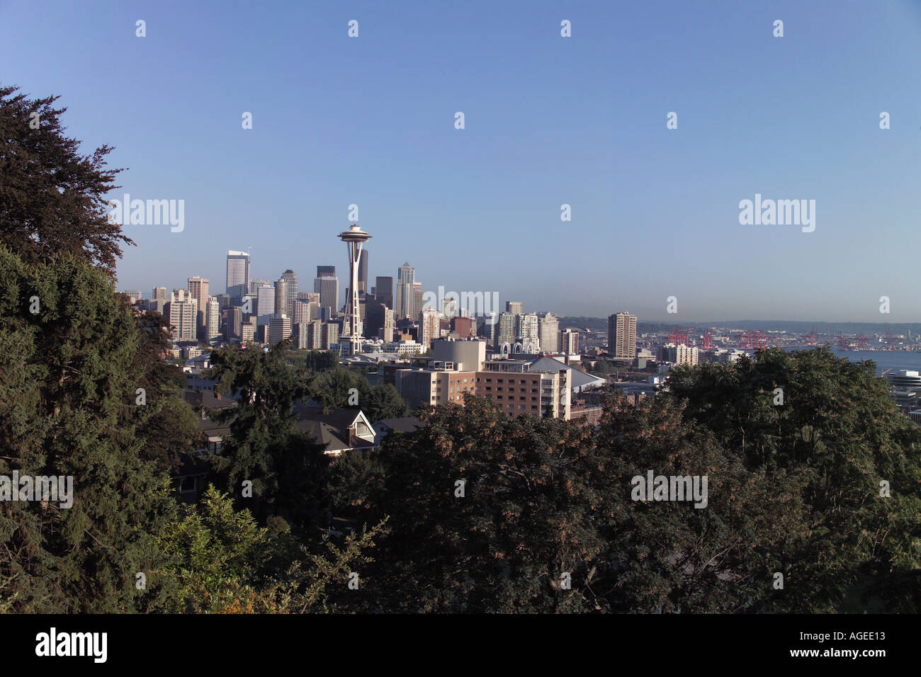 Seattle city skyline in Washington State USA Stock Photo - Alamy