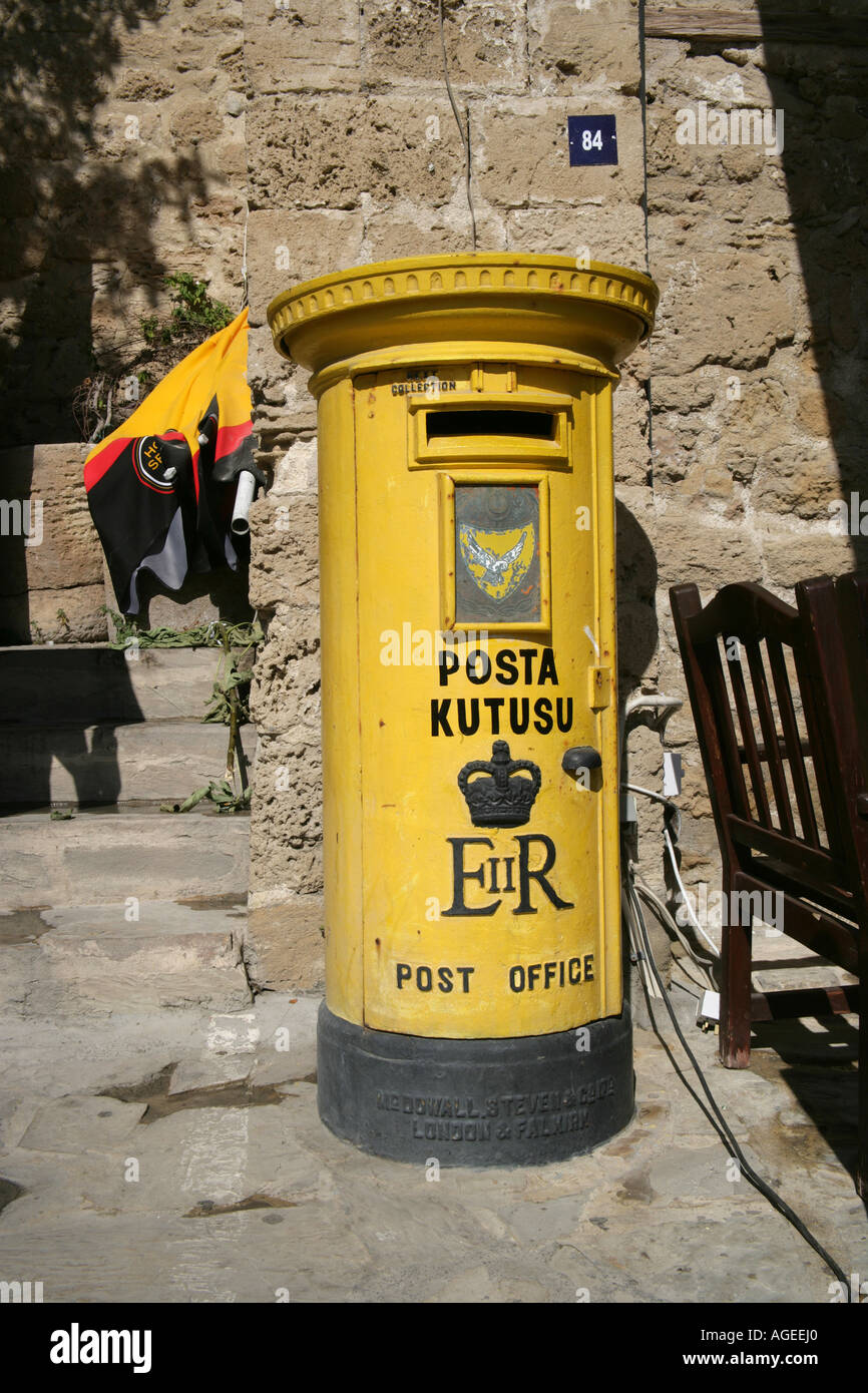 Pillar box Kyrenia Turkish Republic of Northern Cyprus relic of the day ...