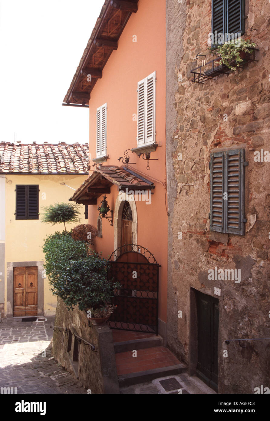 Classic Italian architecture and textures in the holiday region around ...