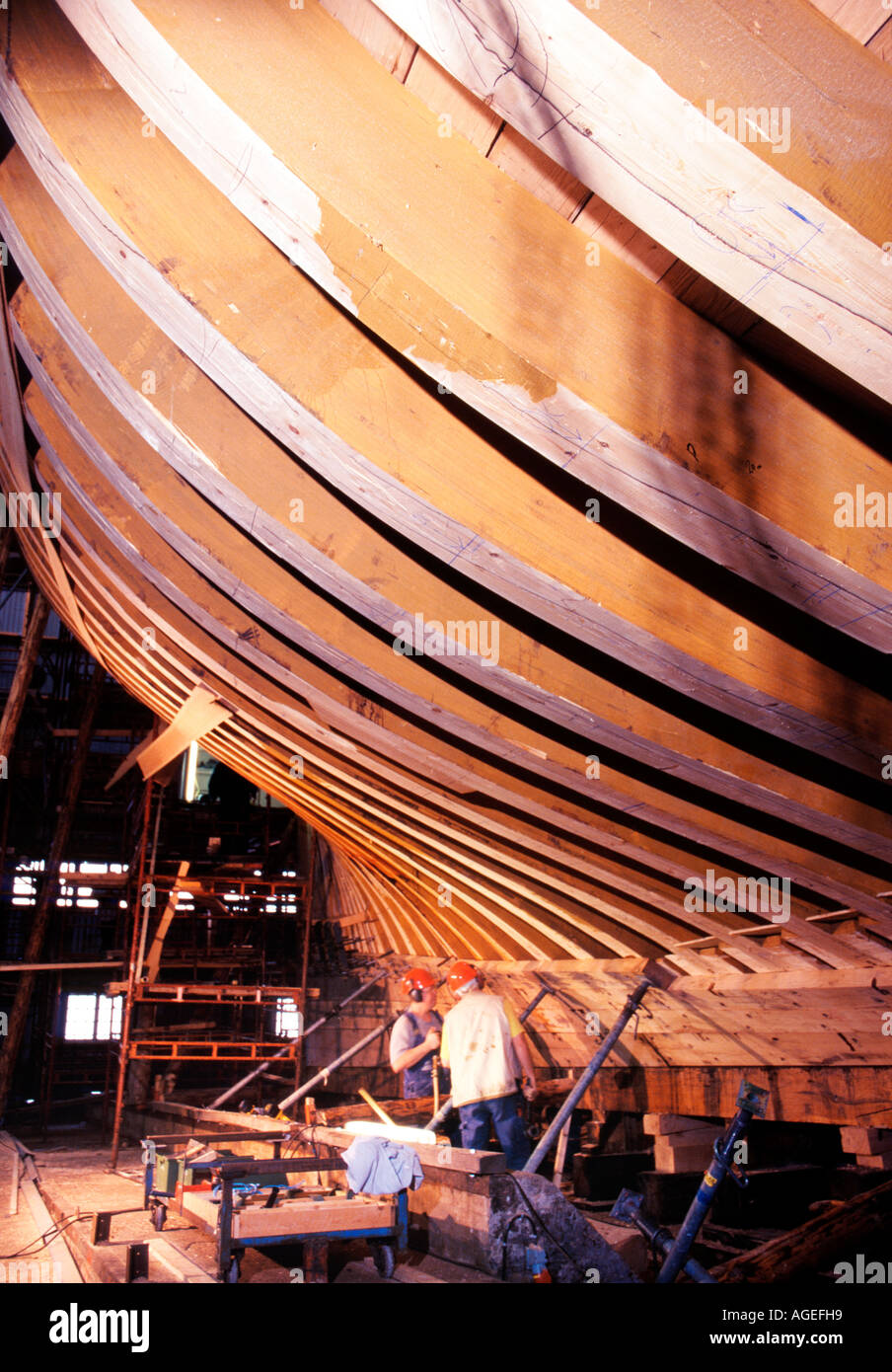 Wooden ship construction hi-res stock photography and images - Alamy