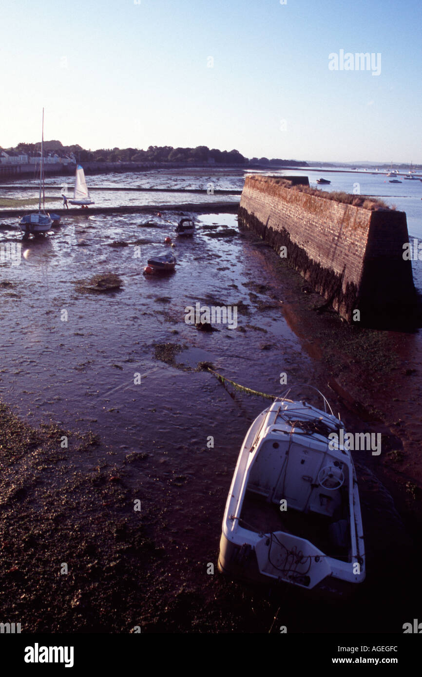 View of Starcross on Exe Estuary Stock Photo - Alamy
