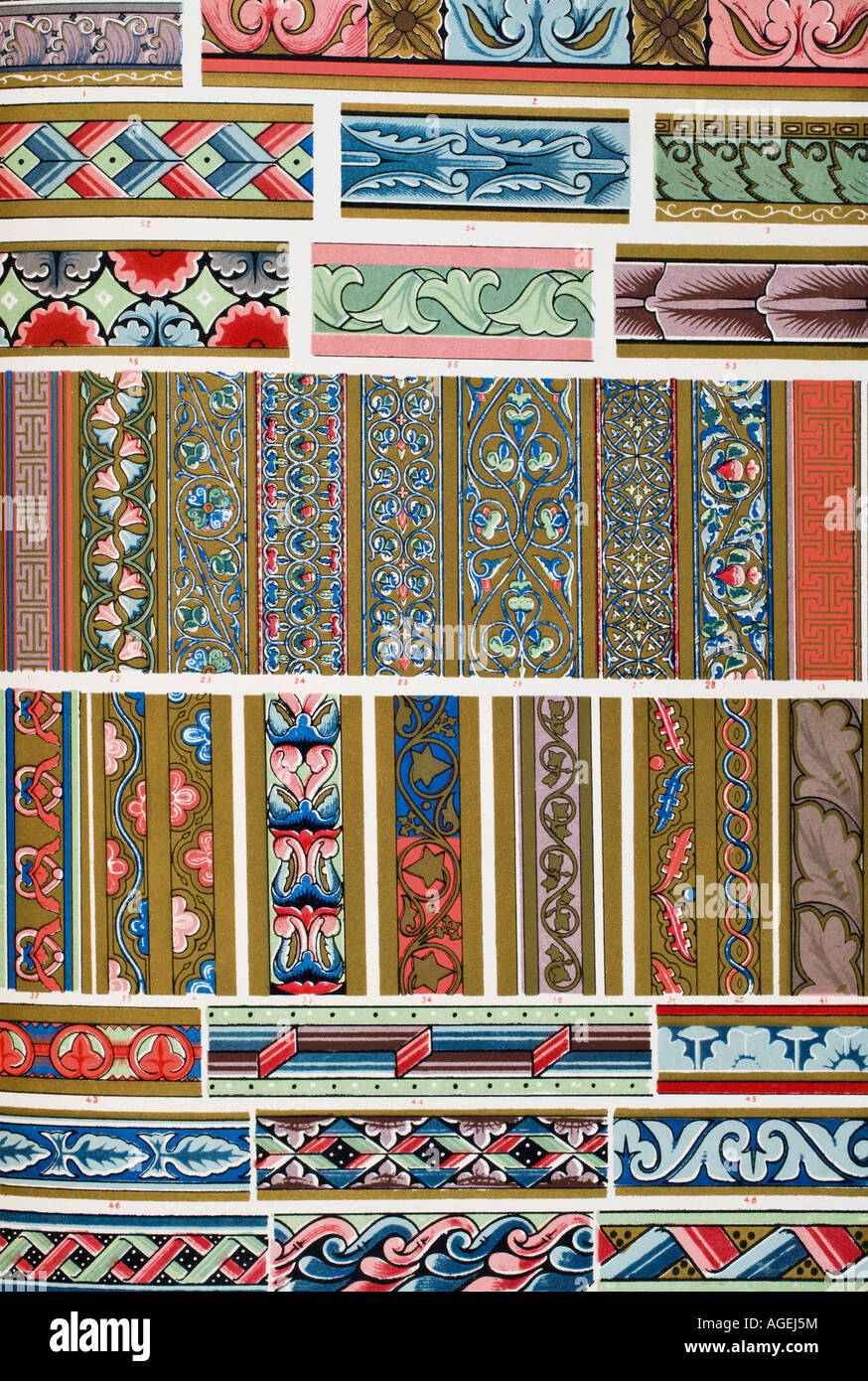 Medieval ornament pattern design hi-res stock photography and images ...