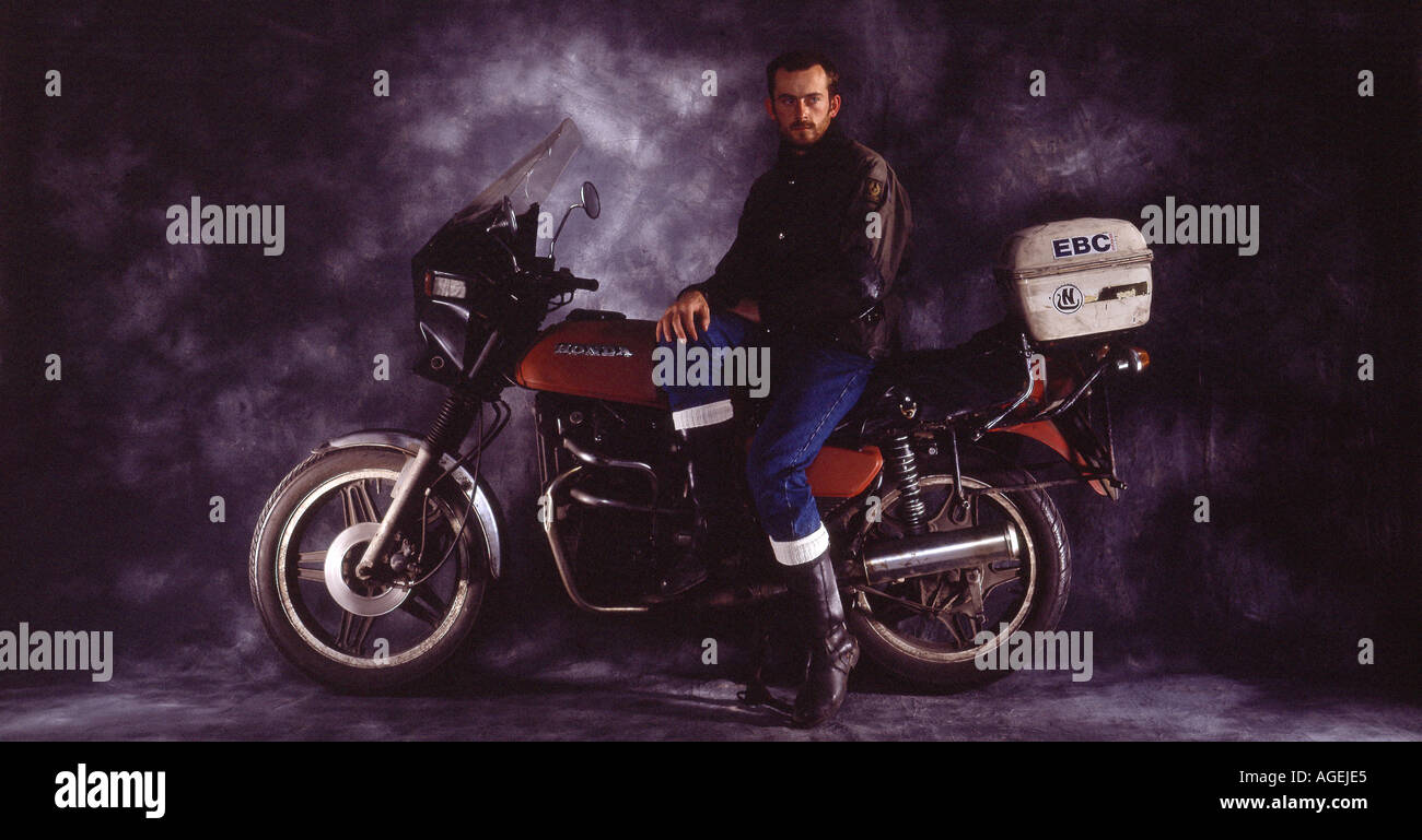 Motorcycle Courier High Resolution Stock Photography and Images - Alamy
