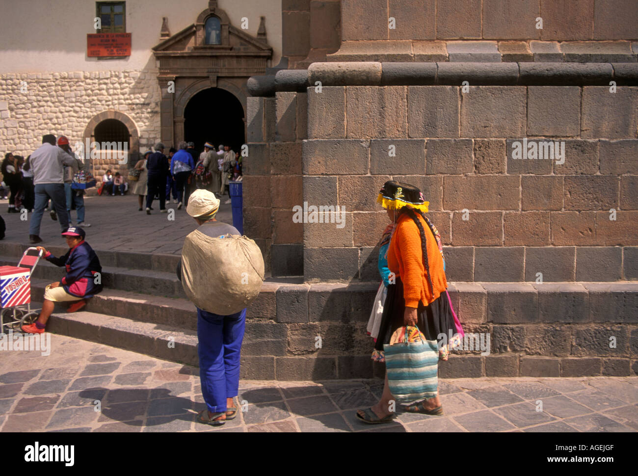 Peruvians, people, Santo Domingo Church and Convent, Roman Catholic ...