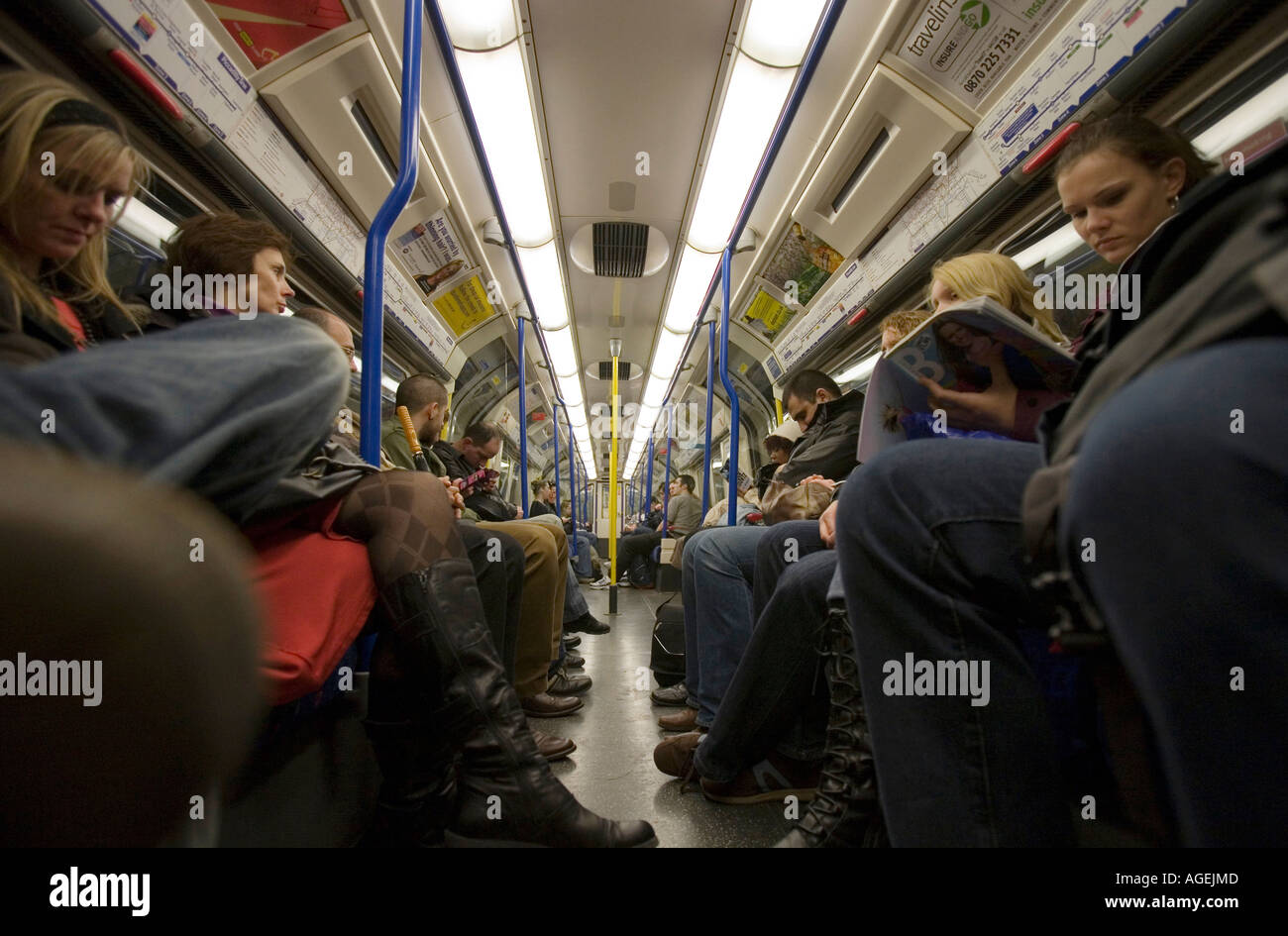 London underground tube. England Stock Photo - Alamy