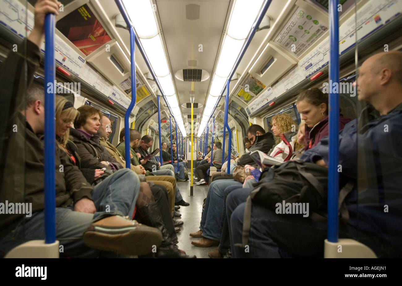 London underground tube. England Stock Photo - Alamy