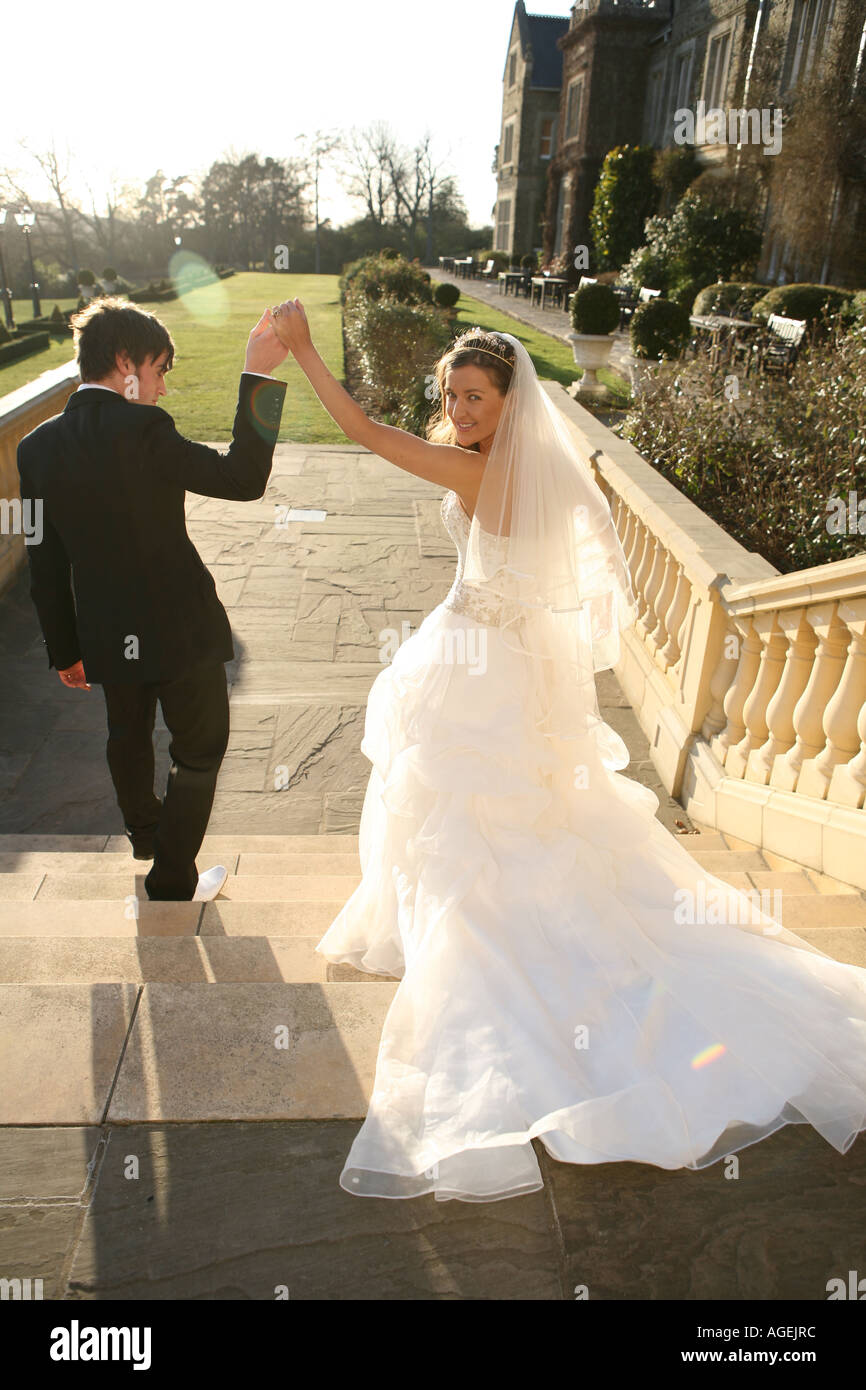 Bride and Groom Stock Photo - Alamy
