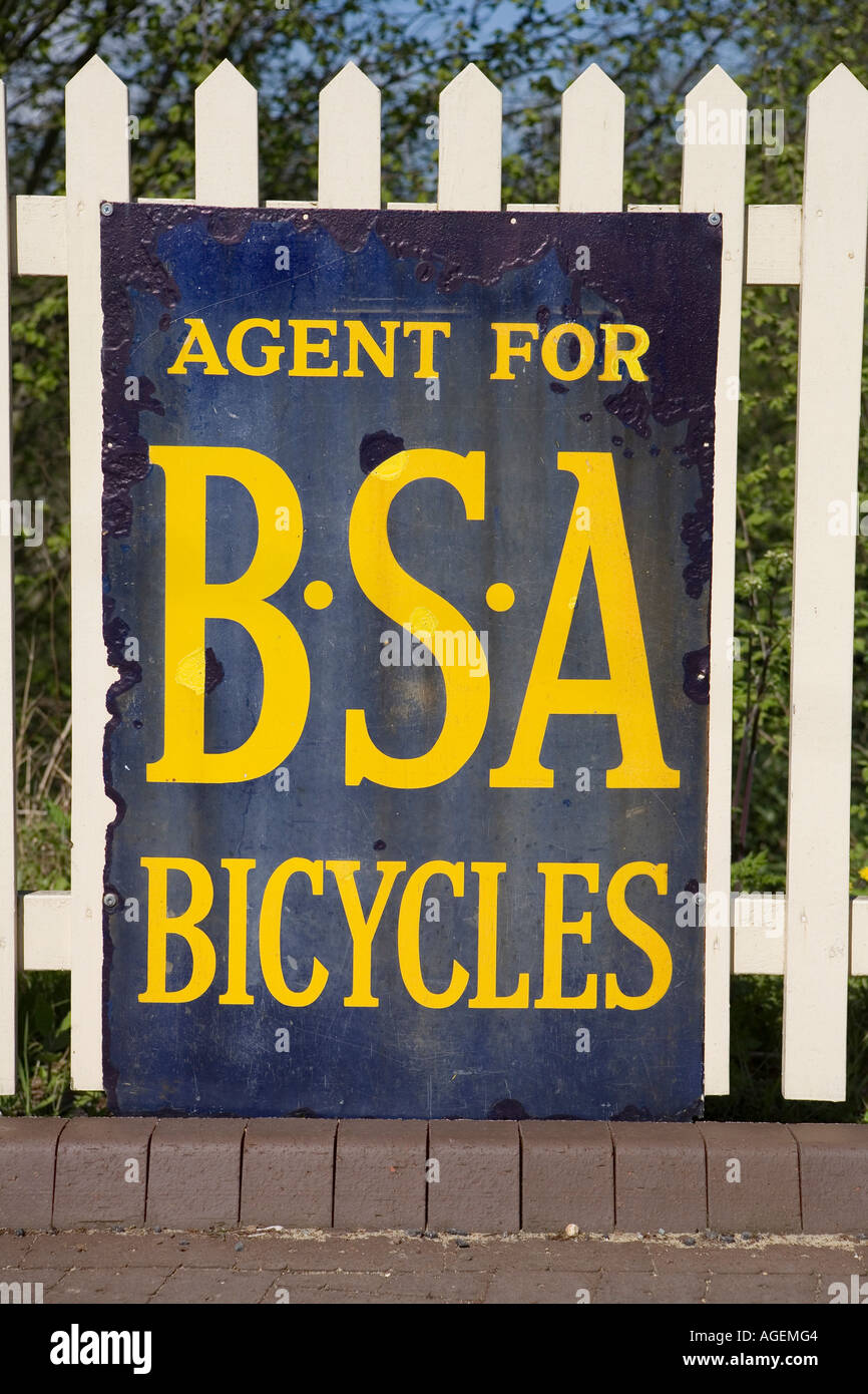 Old advertising sign Stock Photo - Alamy