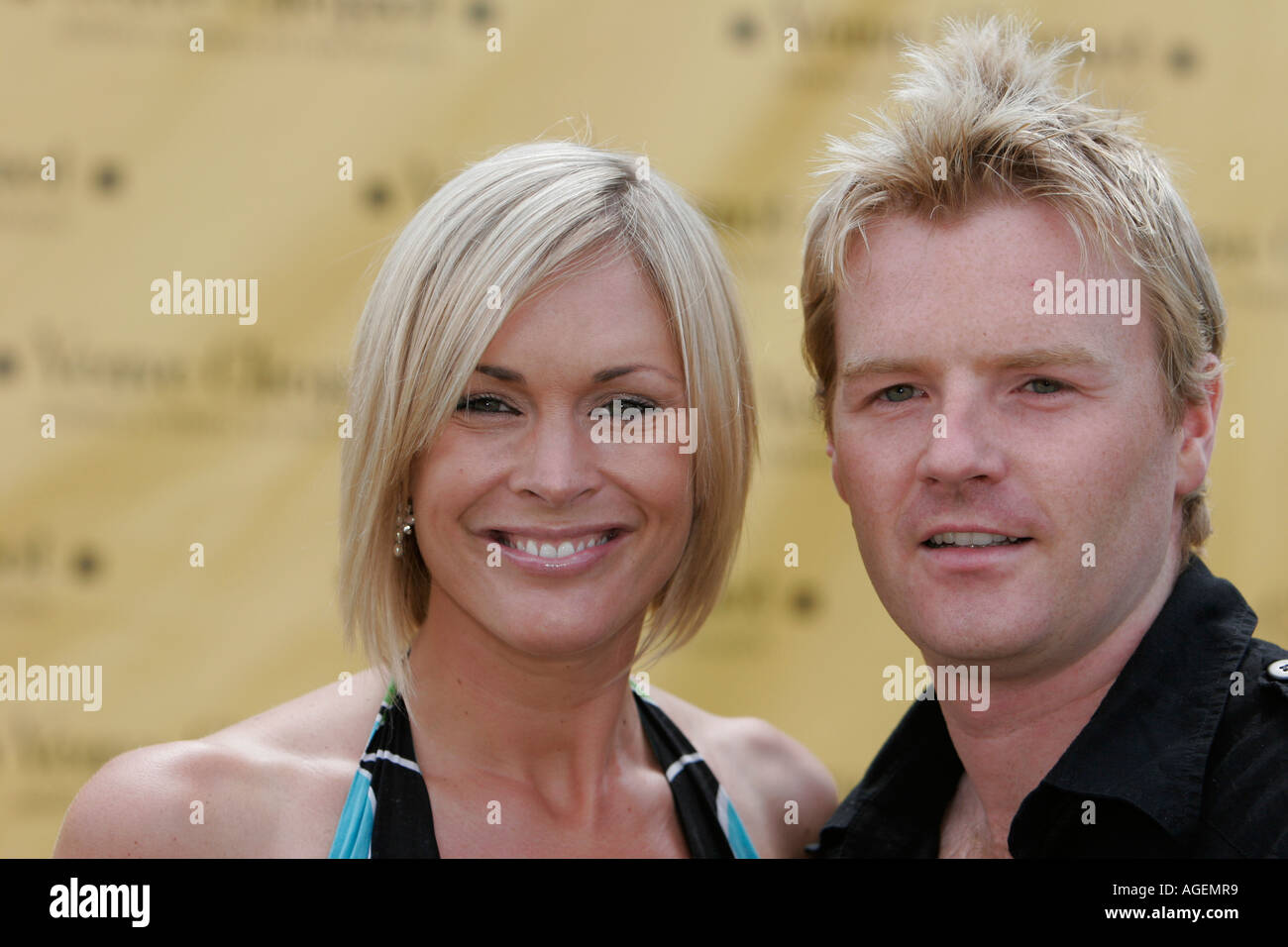 Jenni Falconer and James Midgley. July 2006 Stock Photo - Alamy