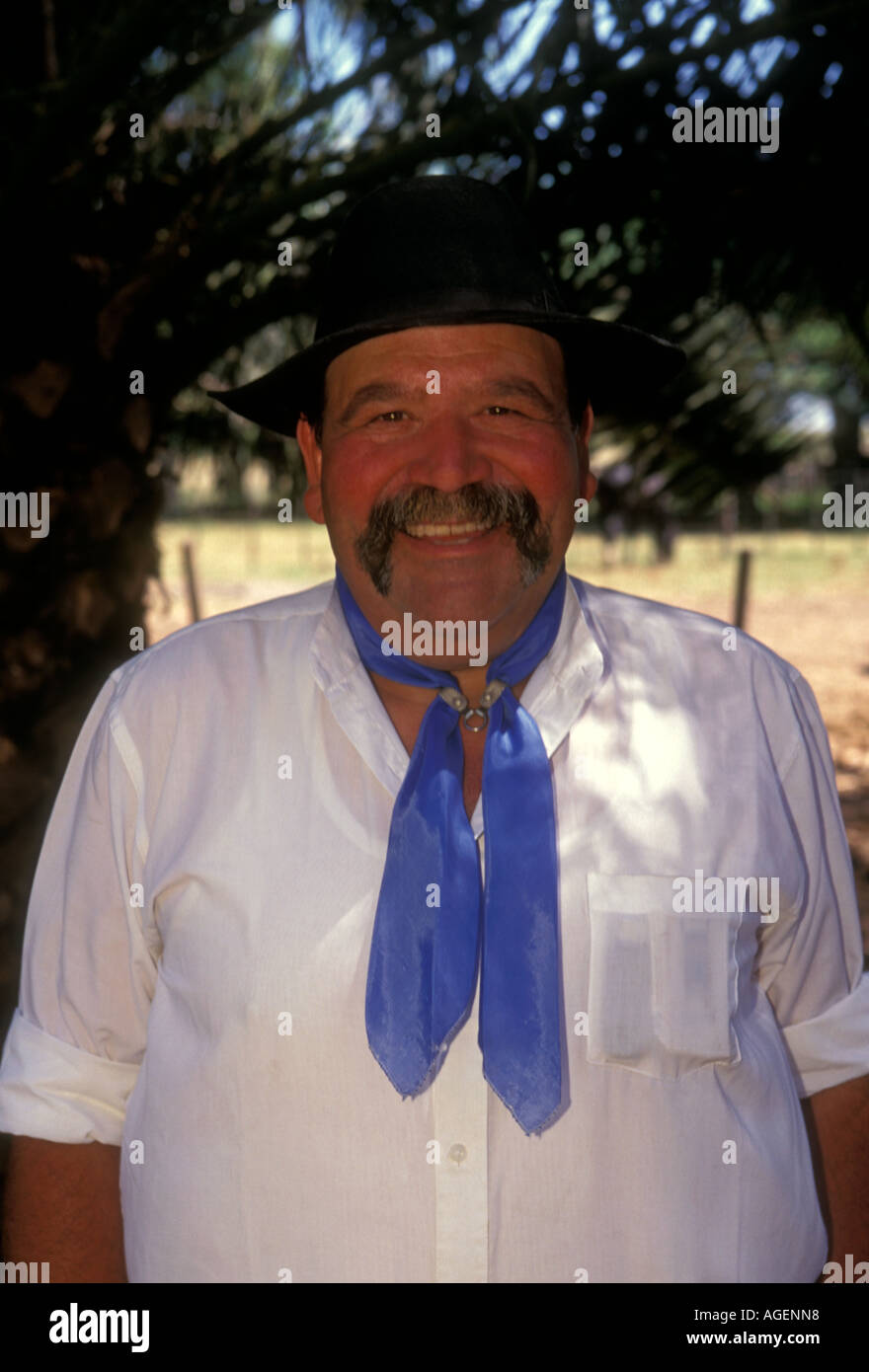 1, one, Argentine man, gaucho, eye contact, front view, portrait ...