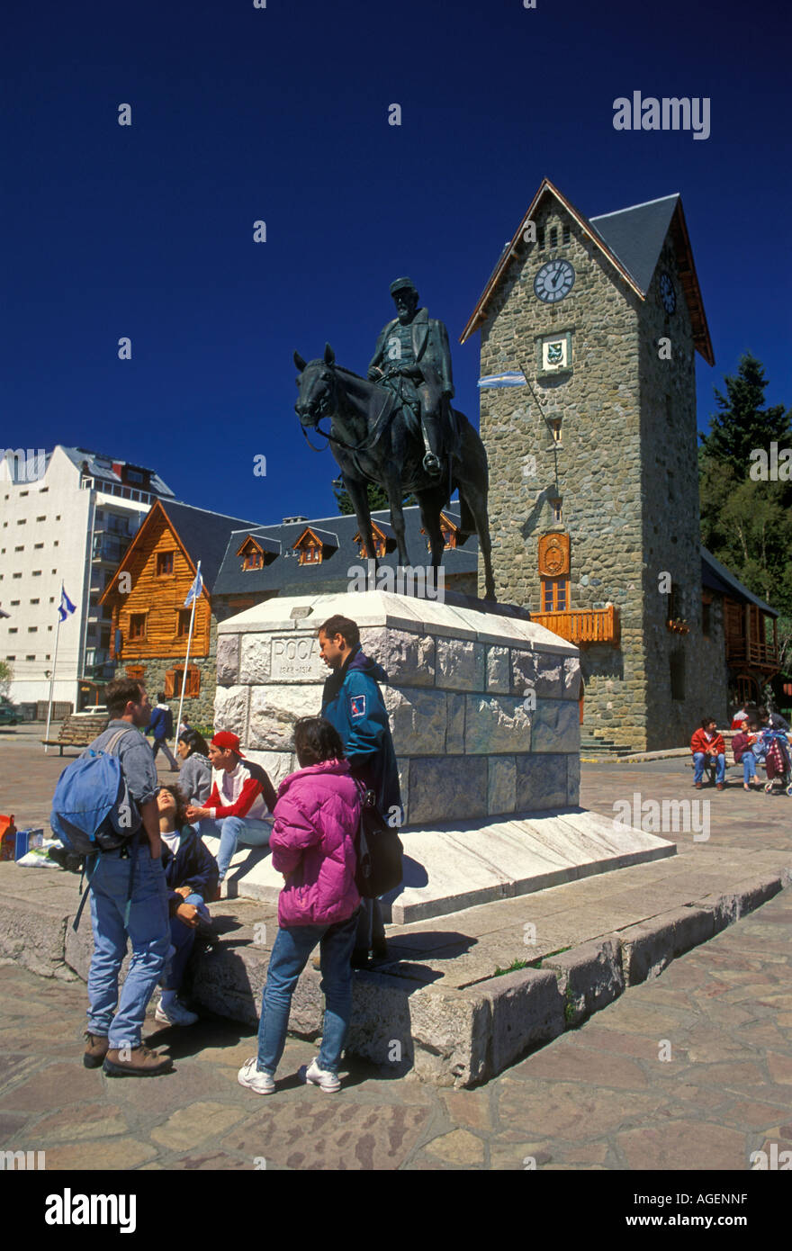 Argentine people, Municipal Building, equestrian statue, Civic Center ...