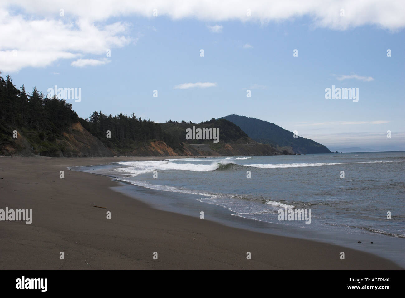Beach at Port Orford Oregon Stock Photo - Alamy