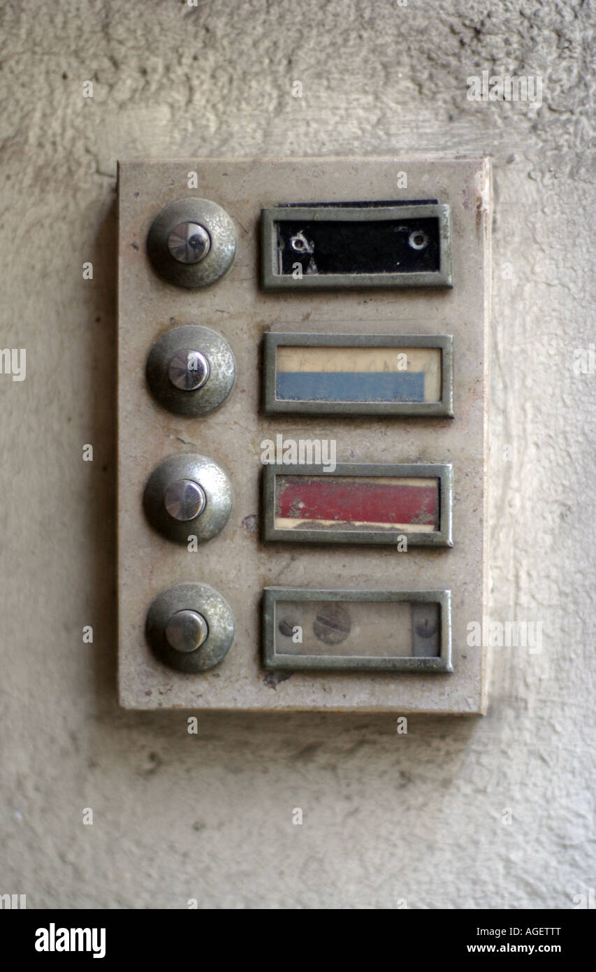 shot of an entry bell Stock Photo - Alamy