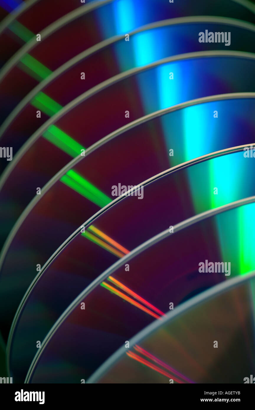 DVDs in a row DVDs aligned next to each other Stock Photo - Alamy