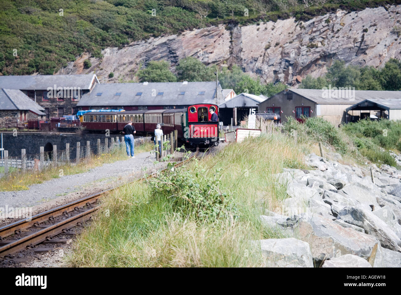 Steam Train called Prince on the Ffestiniog steam railway on the cob ...