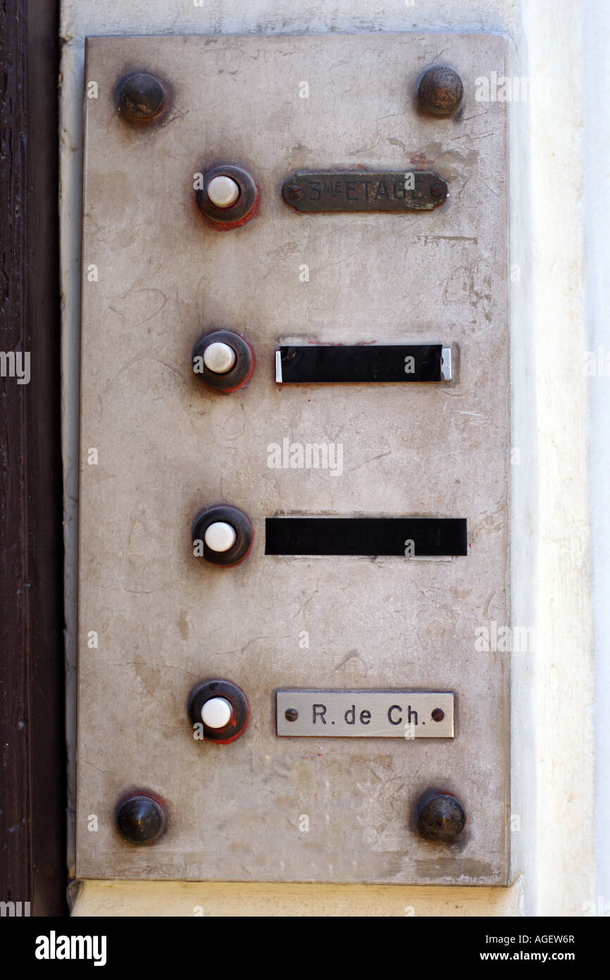 shot of an entry bell Stock Photo - Alamy