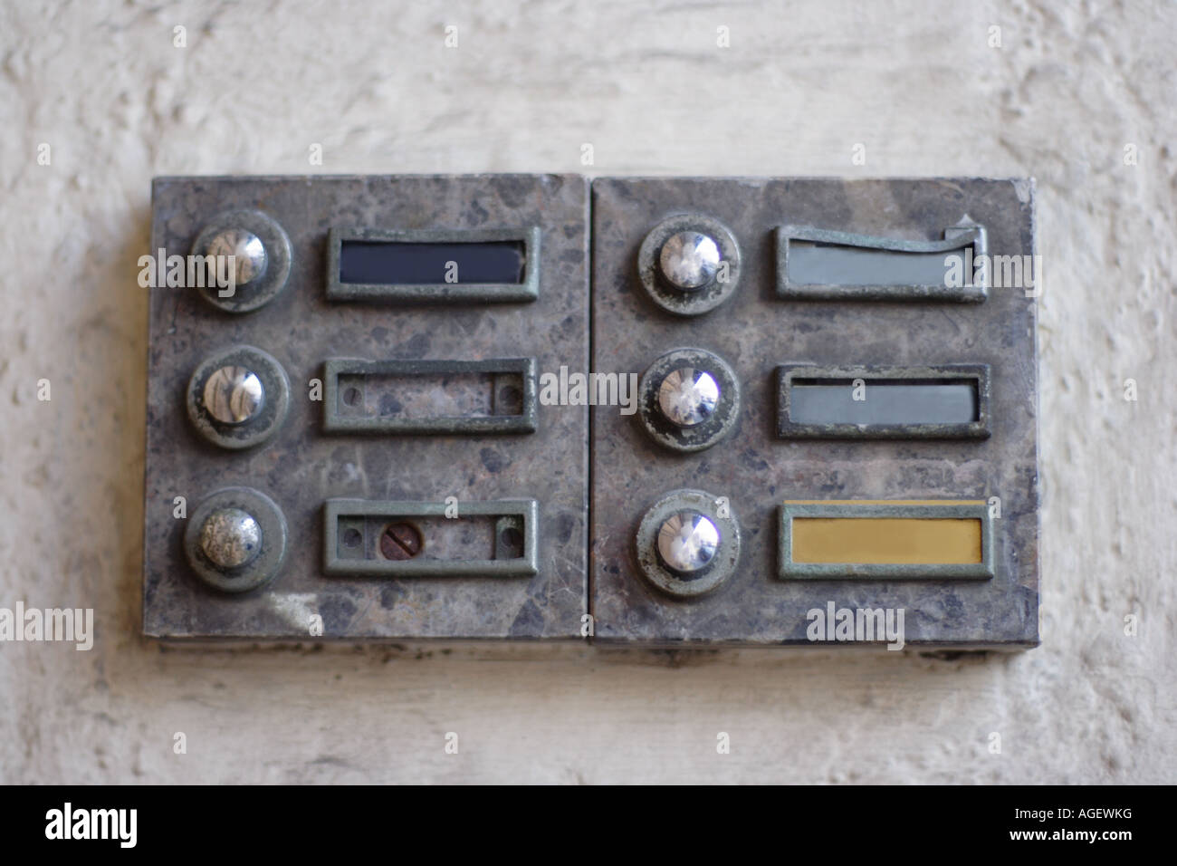 shot of an entry bell Stock Photo - Alamy