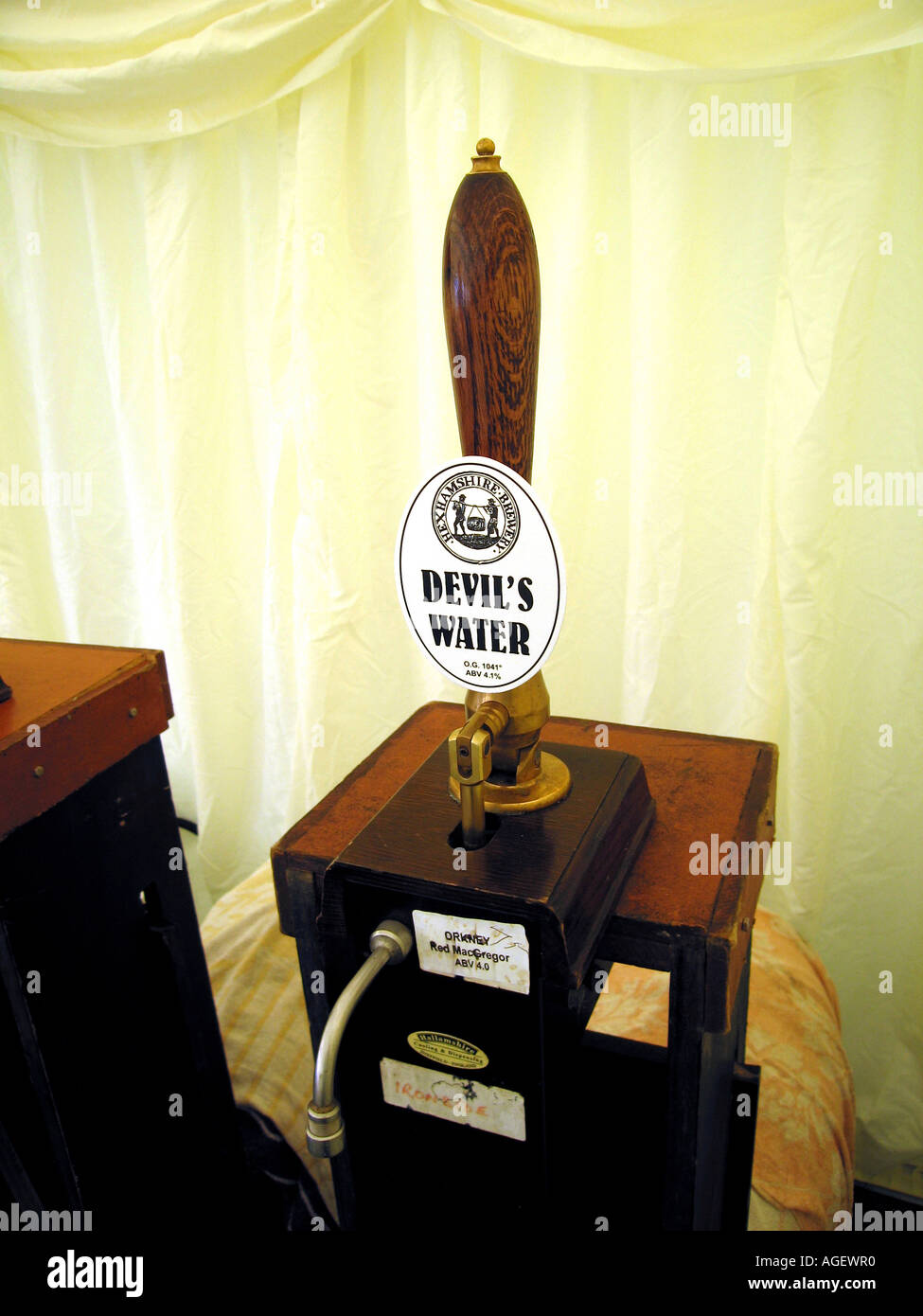 Old Fashioned Hand Beer Pump for Real Ale at Wedding Reception Party in ...