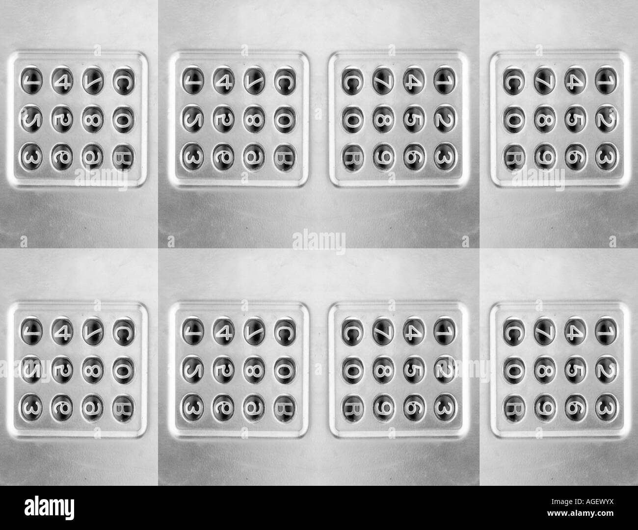 entryphone system with and push buttons Stock Photo - Alamy