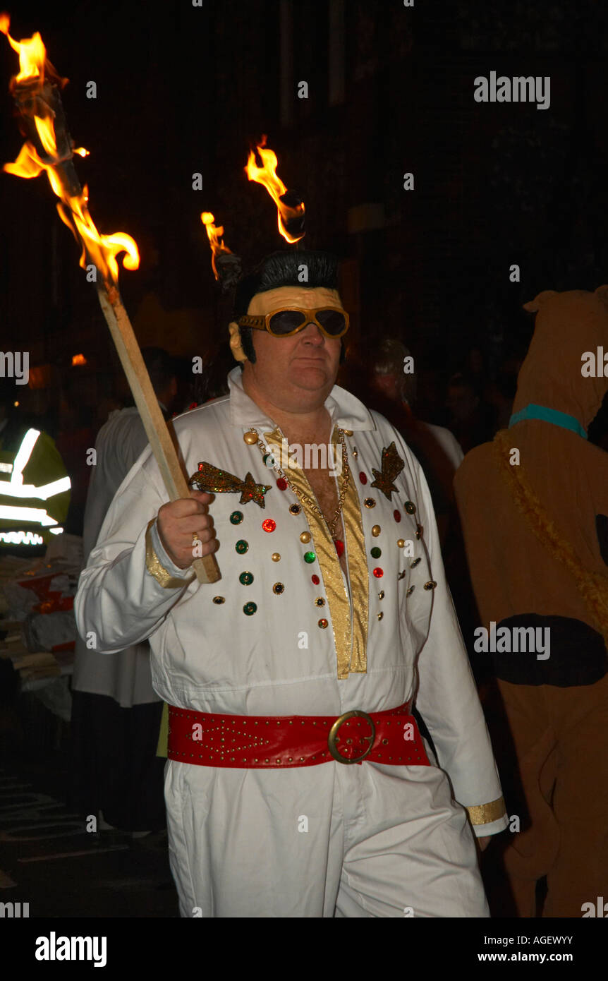 Lewes Bonfire Night Procession Stock Photo - Alamy