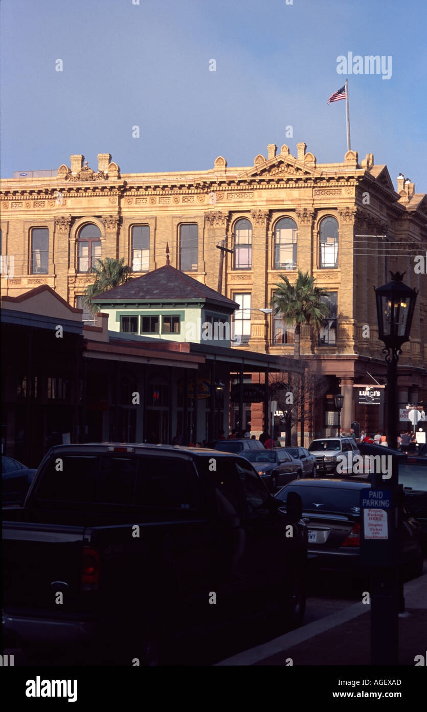 The Strand National Historic Landmark District, Galveston Island Stock ...