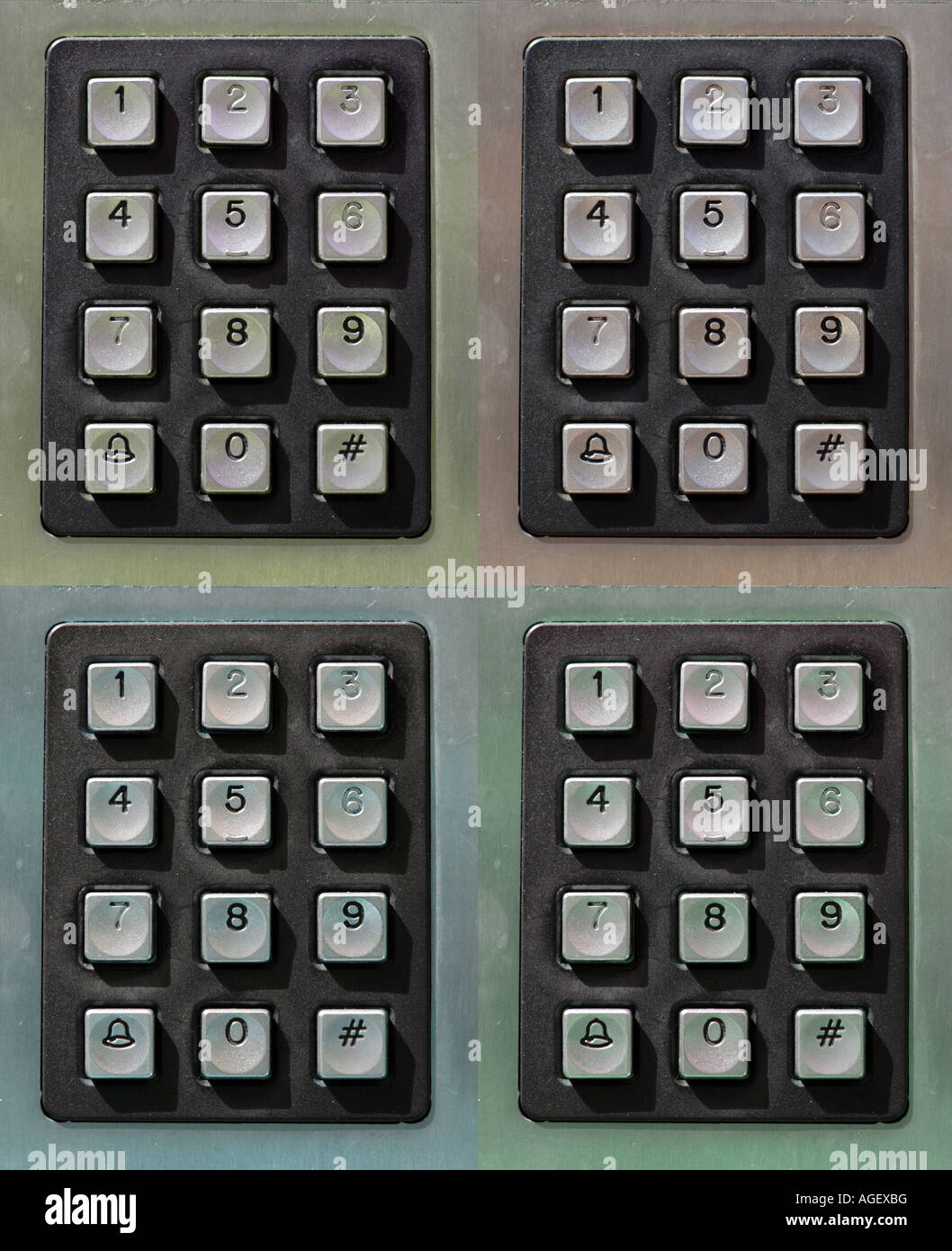 entryphone system with and push buttons Stock Photo - Alamy