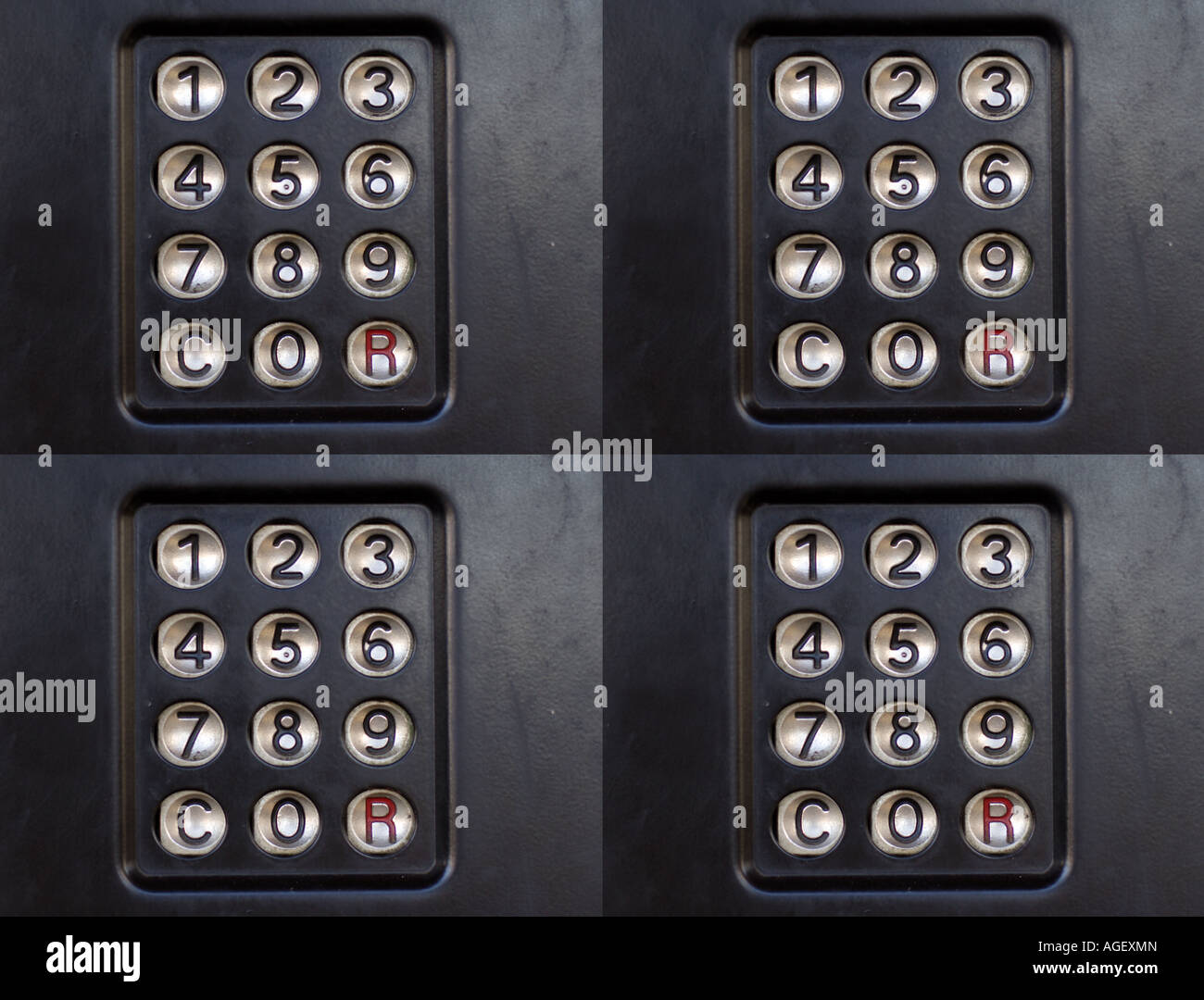entryphone system with and push buttons Stock Photo - Alamy